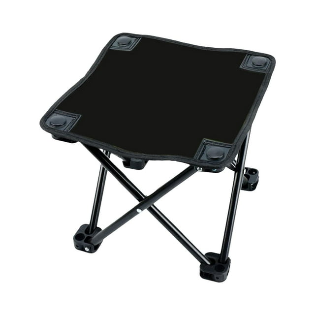 figatia Camping Folding Stool, Saddle Chair Footrest under Desk ...