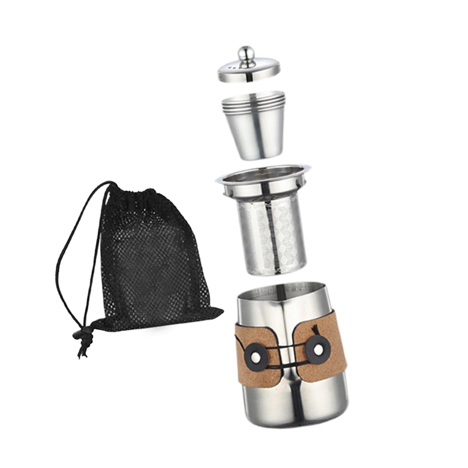 figatia Camping Tea Kettle Mugs Set Stainless Steel Tea Pot for Hotel ...