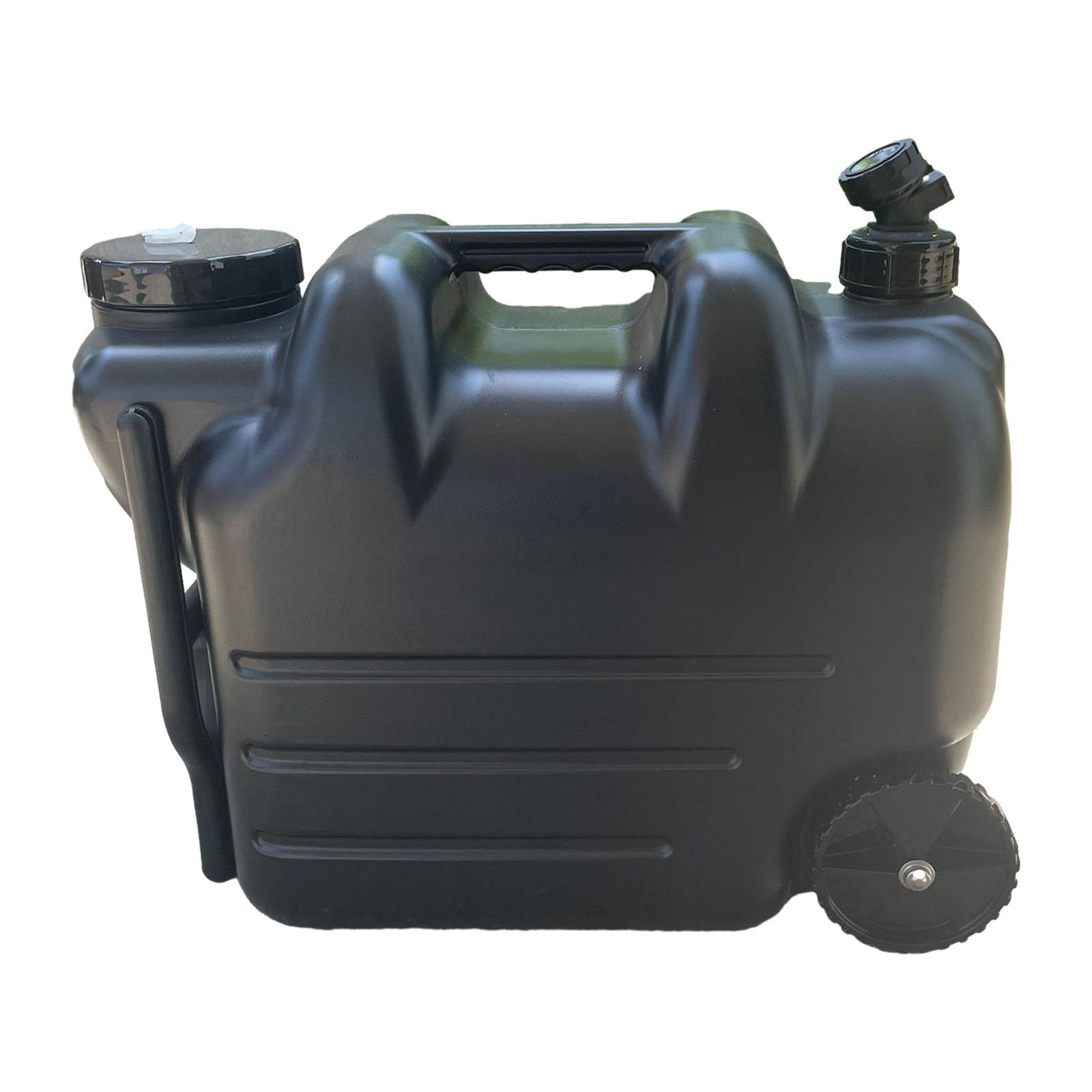 figatia Camping Water Bottle Multi Purpose Wheels Water Tank for Car ...