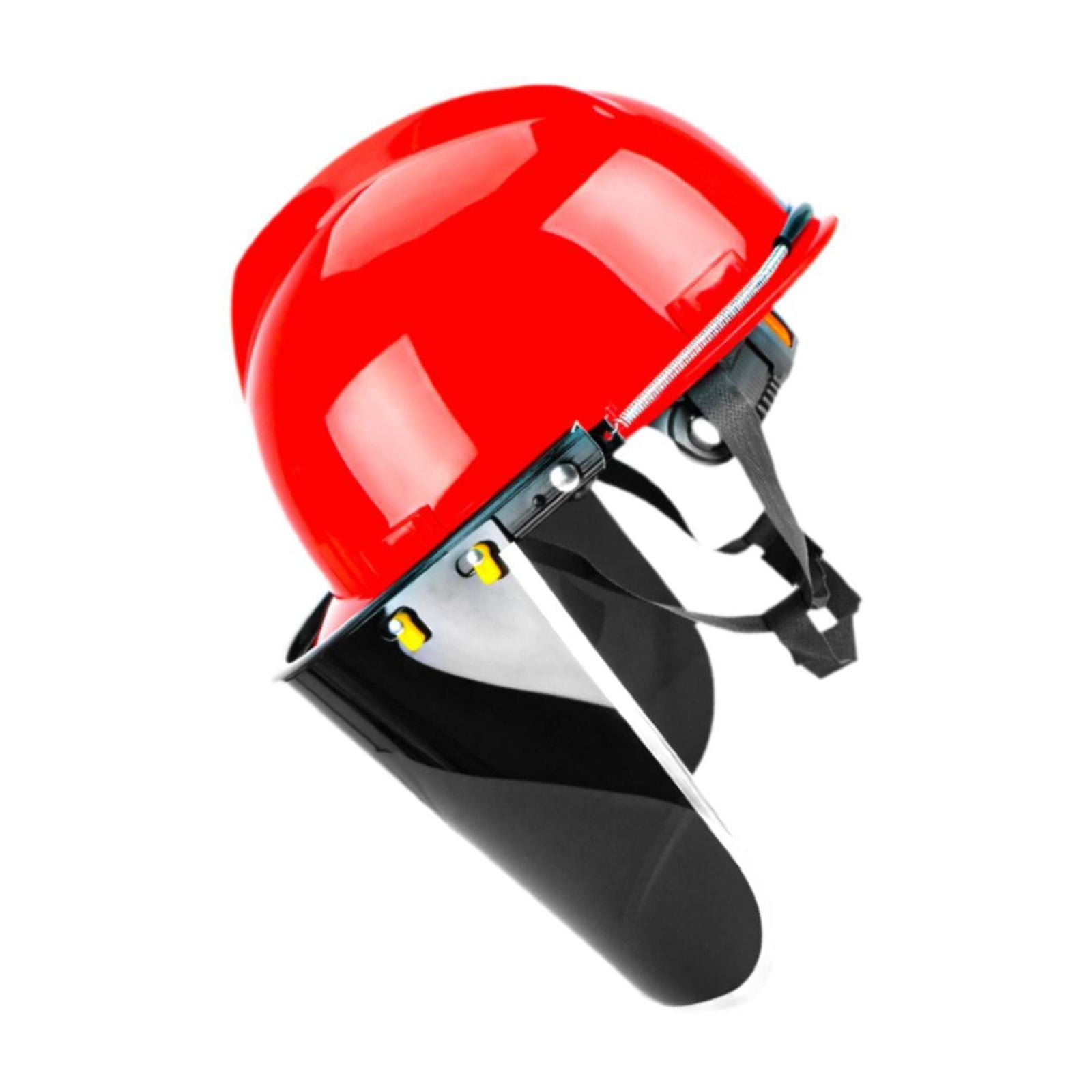 figatia Chain Saw Helmet with Face Shield Face Protective Cover Hard ...