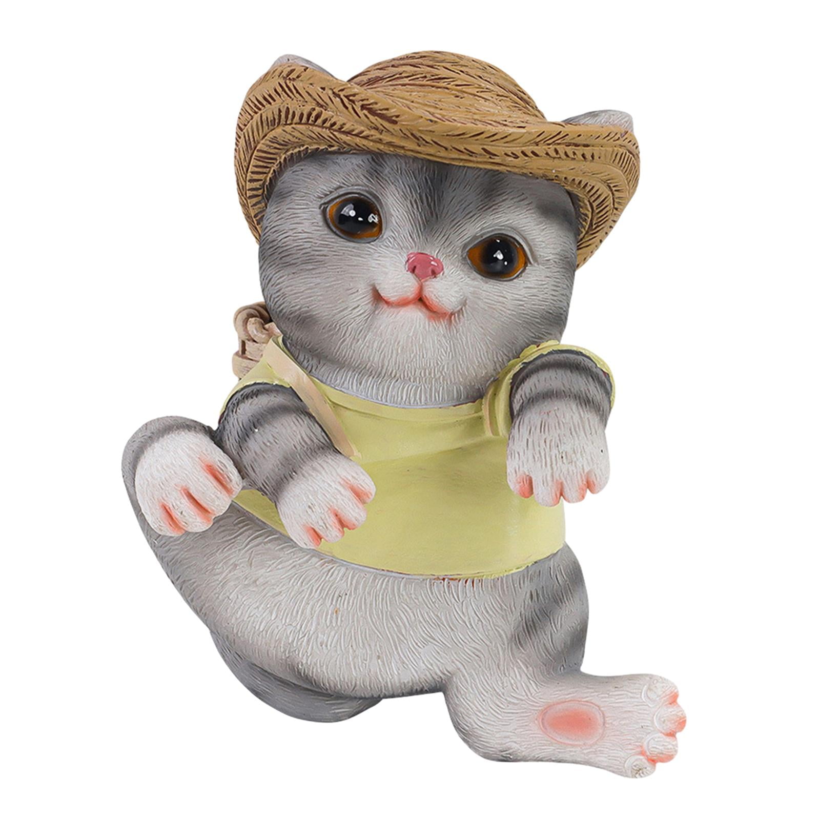 figatia Climbing Animal Figurine Pots Vase Hugger Garden Ornament Resin ...