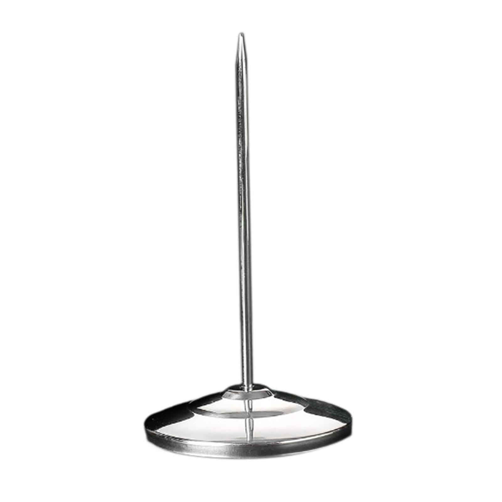 figatia Desk Receipt Holder Paper Memo Holder Straight Rod Paper Holder ...