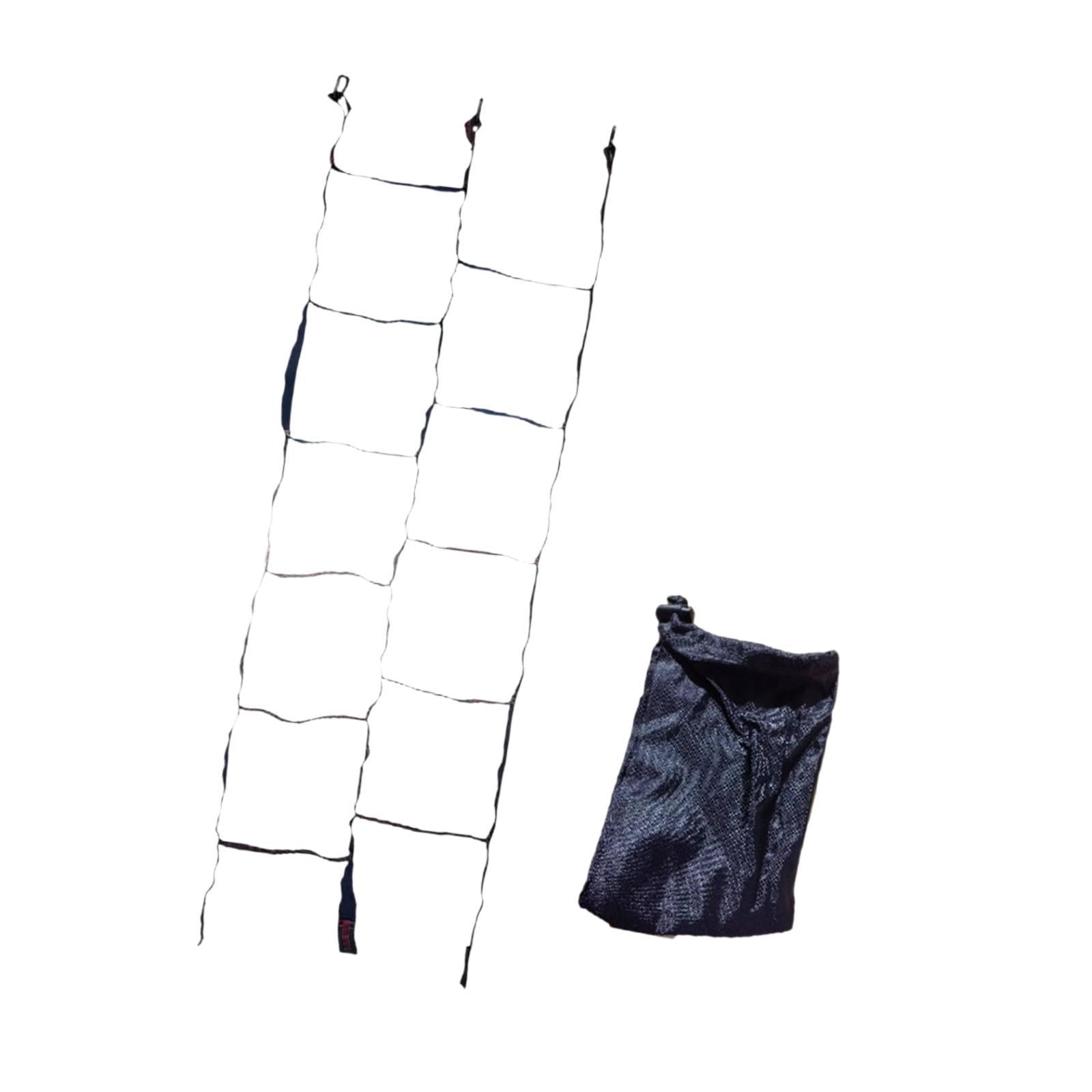 figatia Double Rows Climbing Rope Ladder for Kids Climbing Ladder ...