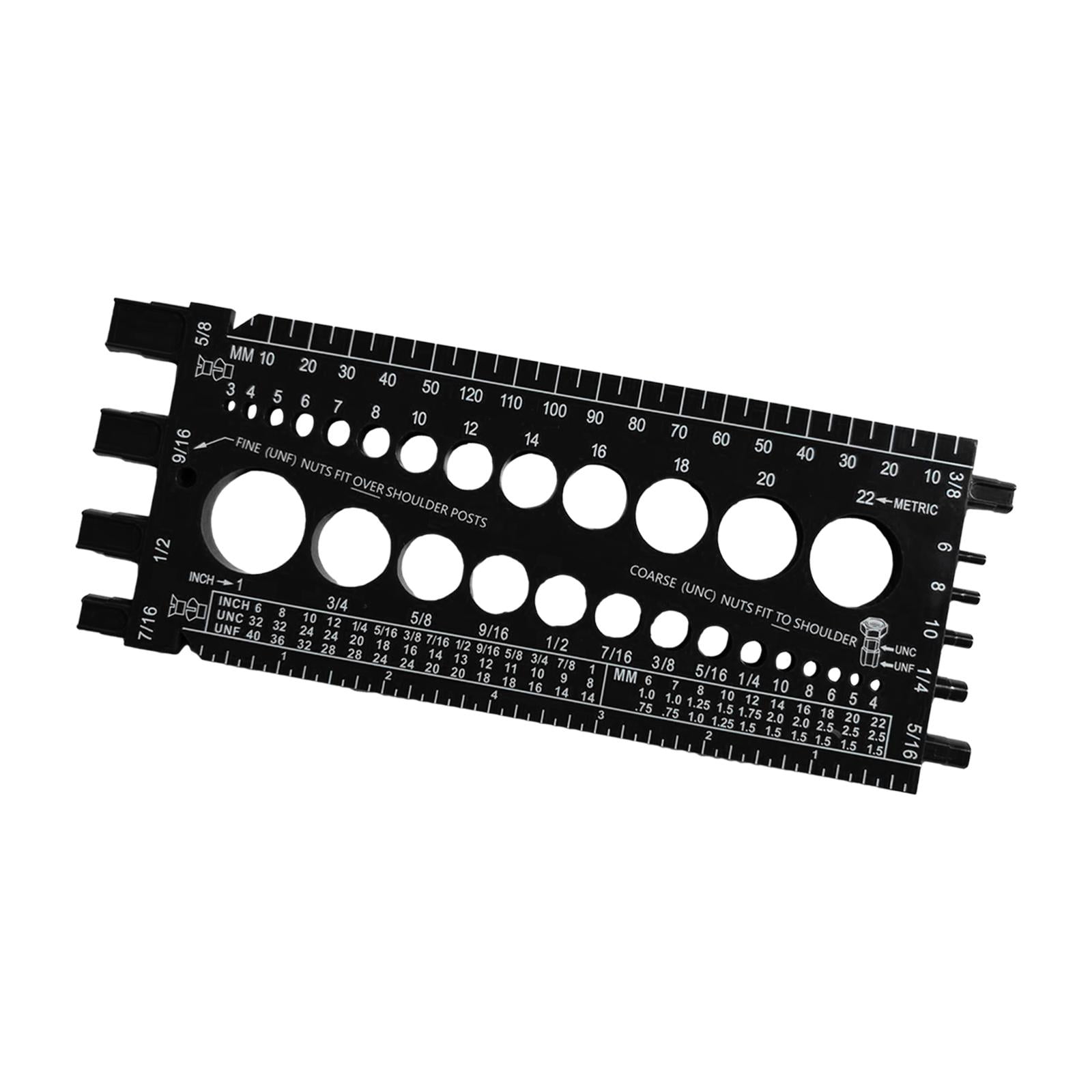 figatia Drill Bit Gauge Screws Measuring Tool Bolt Gauges Check ...