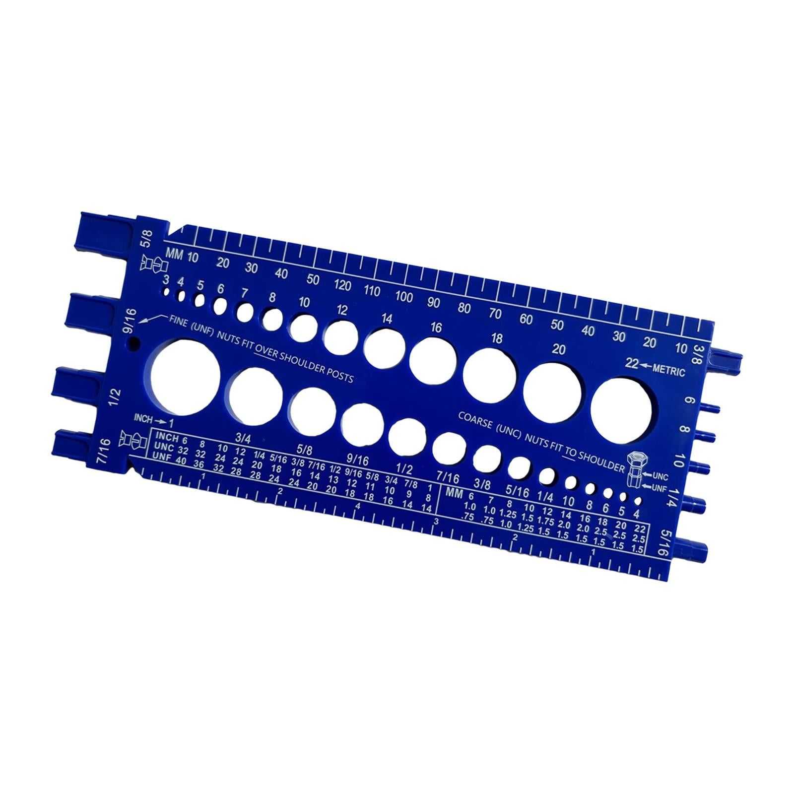 figatia Drill Bit Gauge Screws Measuring Tool Bolt Gauges Check ...