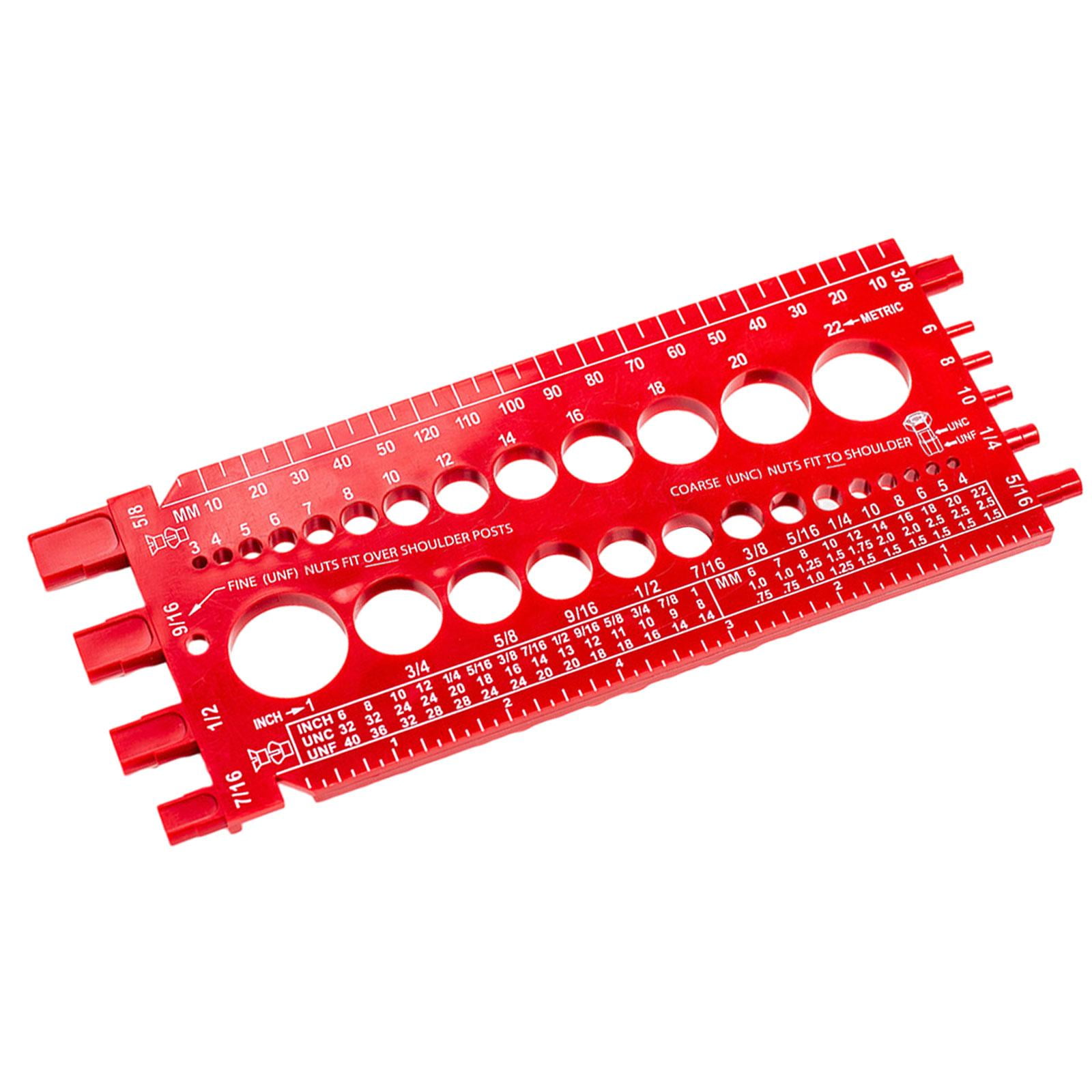 figatia Drill Bit Gauge Screws Measuring Tool Bolt Gauges Check ...