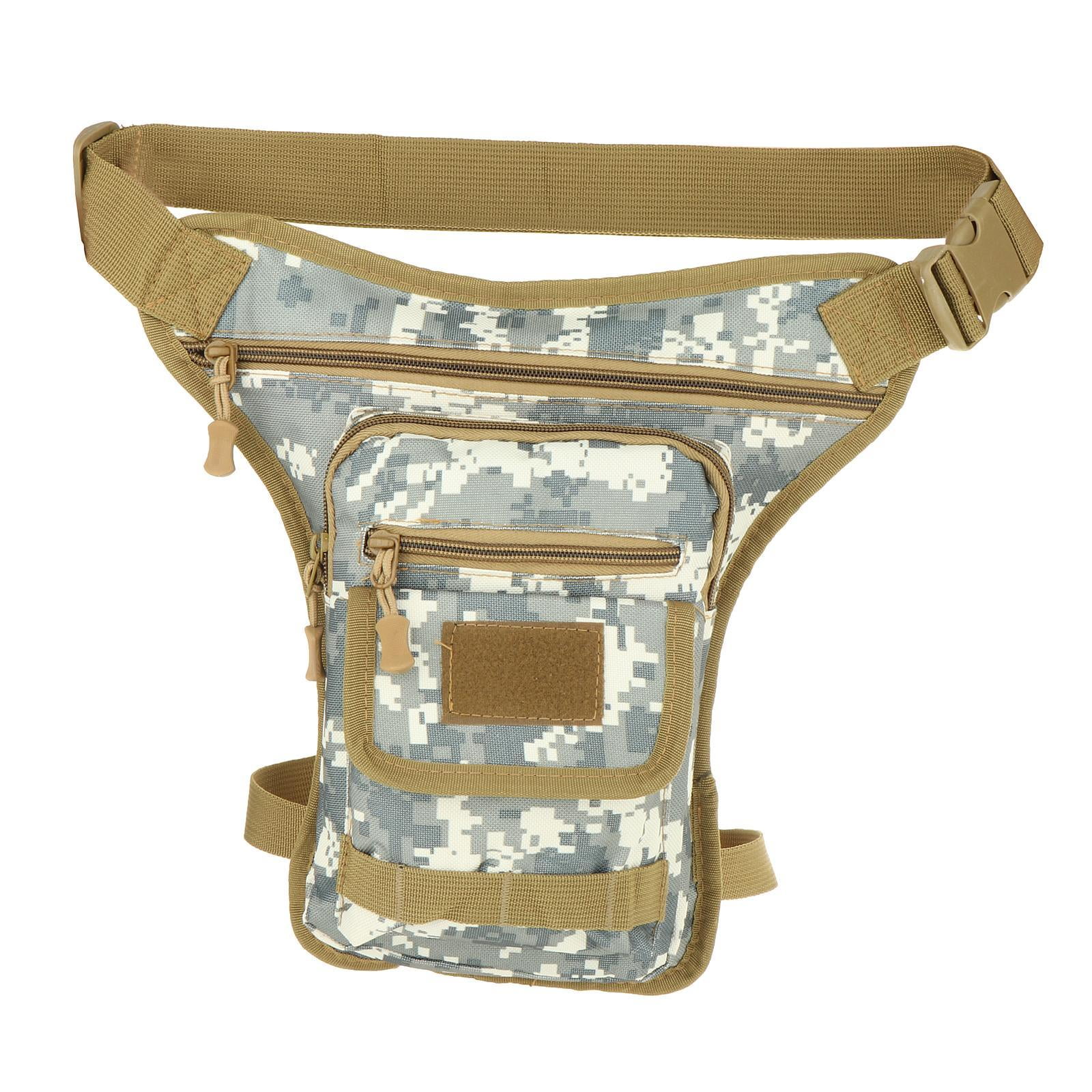 figatia Drop Leg Bag Thigh Bag Detachable Leg Straps Men Women ...