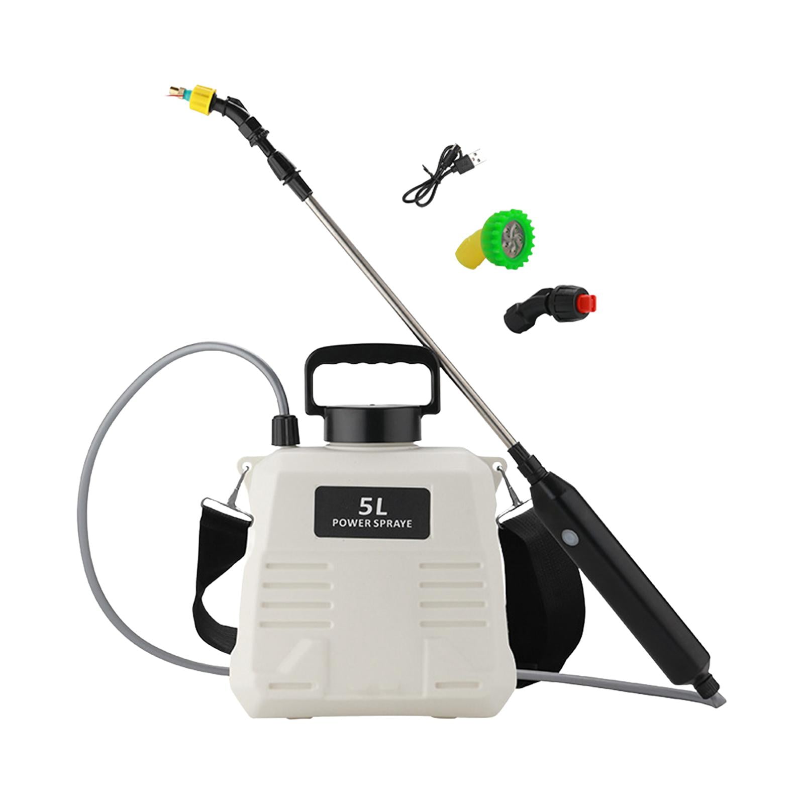 figatia Electric Pump Sprayers Garden Sprayer with 3 Mist Nozzles ...