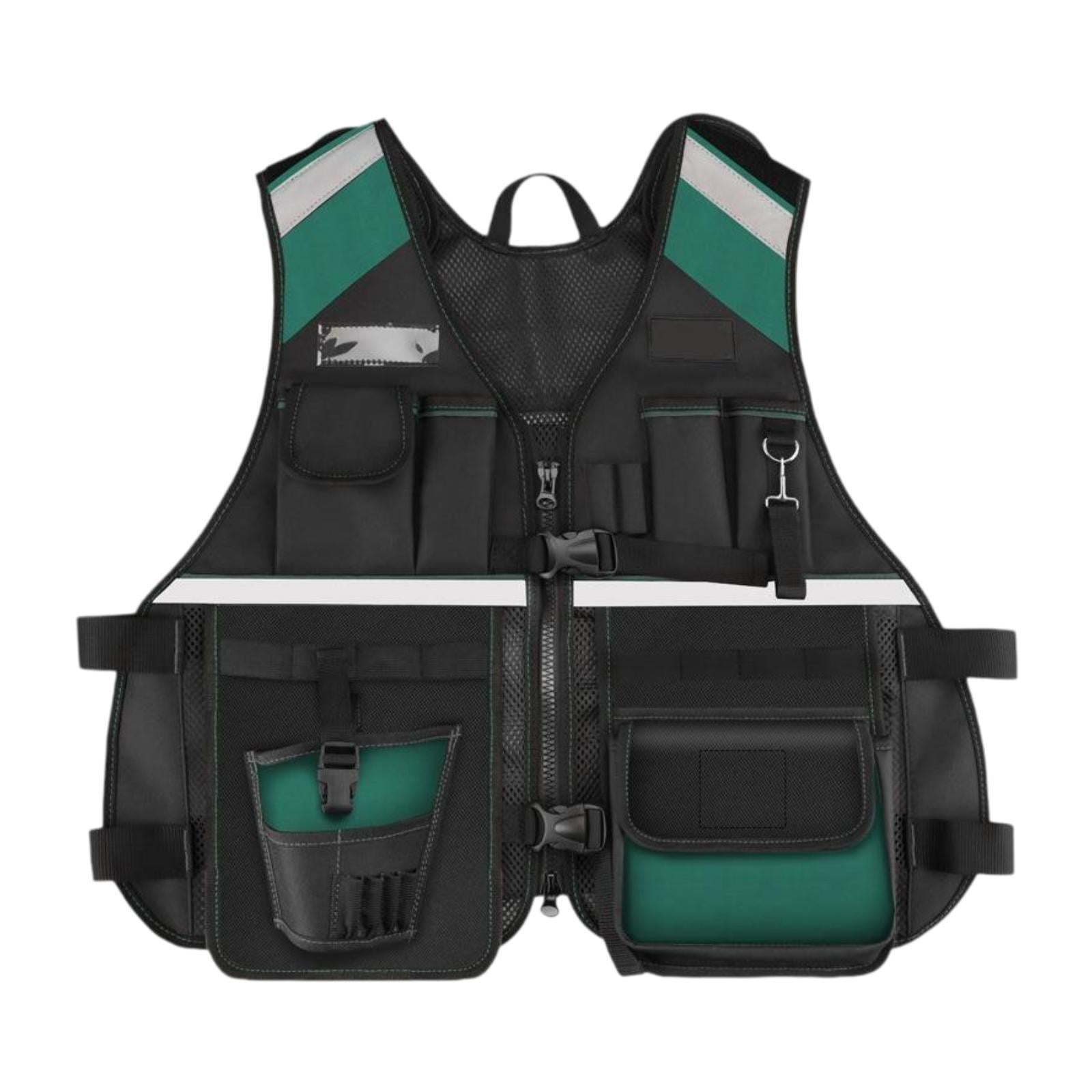 figatia Electrician Tool Vest Tool Pouch Breathable Work Vest Vest for ...