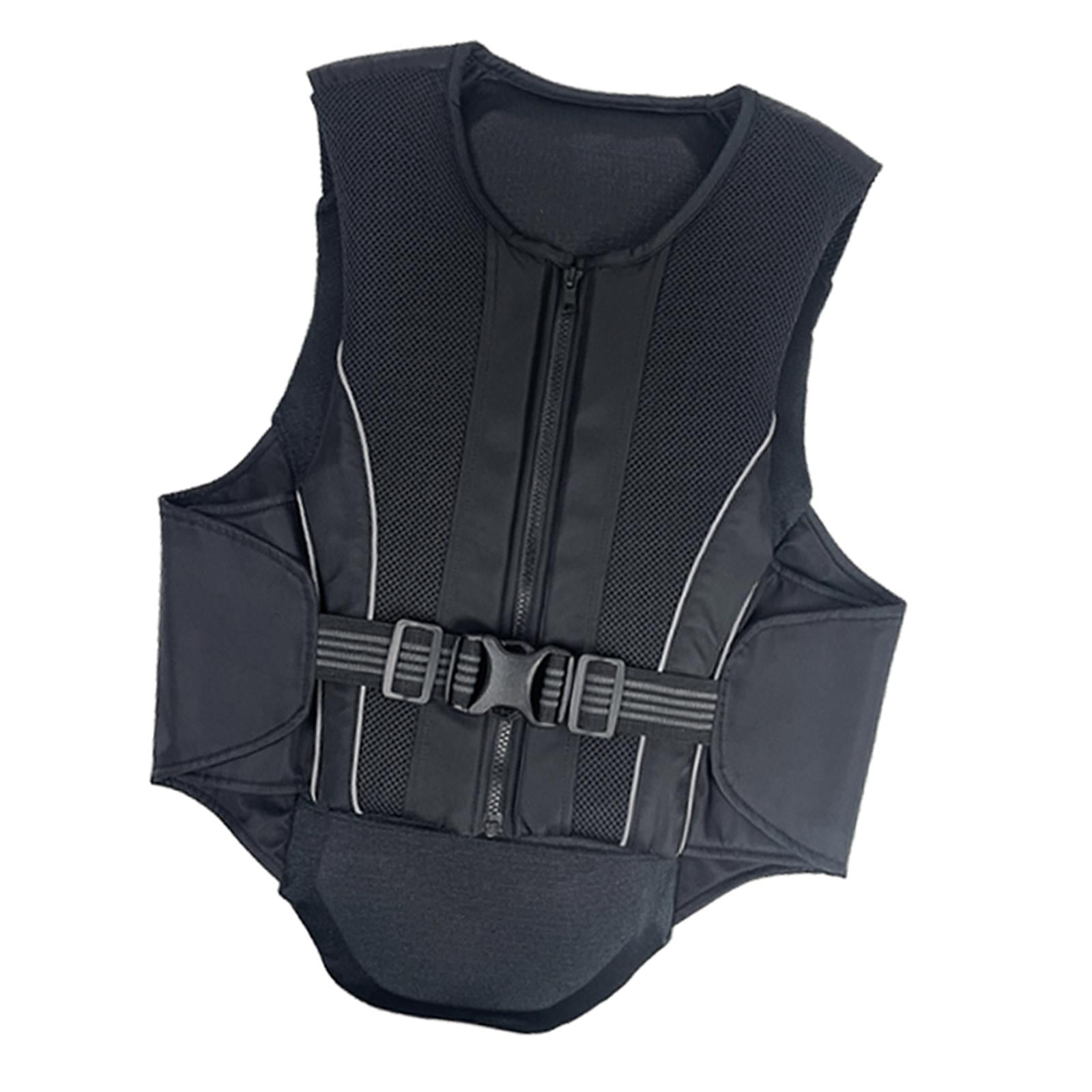 figatia Equestrian Vest Horse Riding Vest Breathable Zipper Closure ...