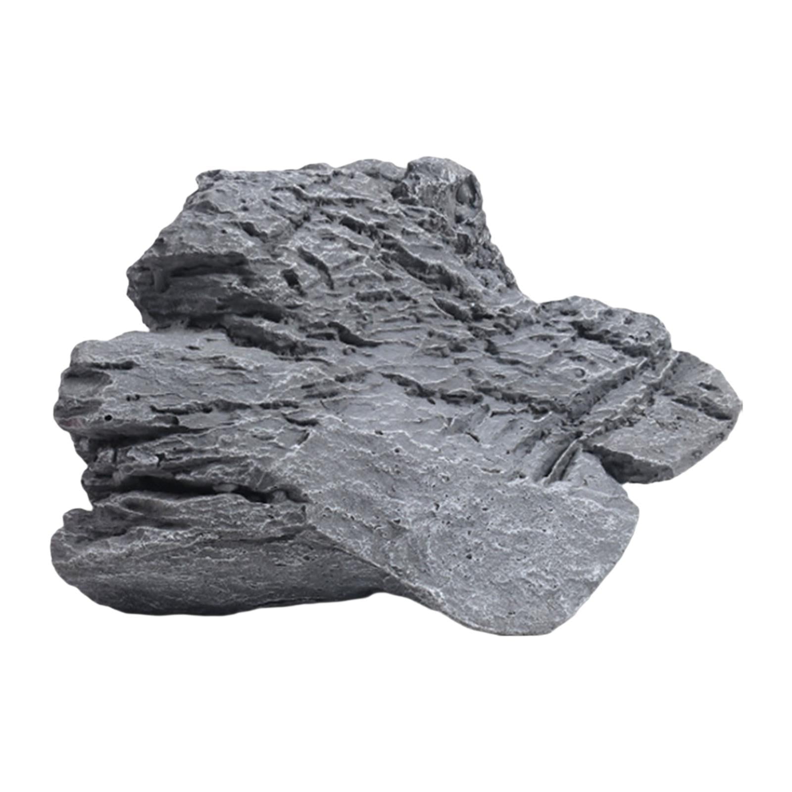 figatia Faux Rock High Fidelity Gray PVC Artificial Rock for Stations ...