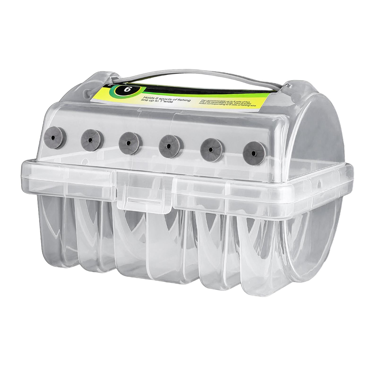 figatia Fishing Line Storage Box Fishing Tackle Box Portable Silicone ...