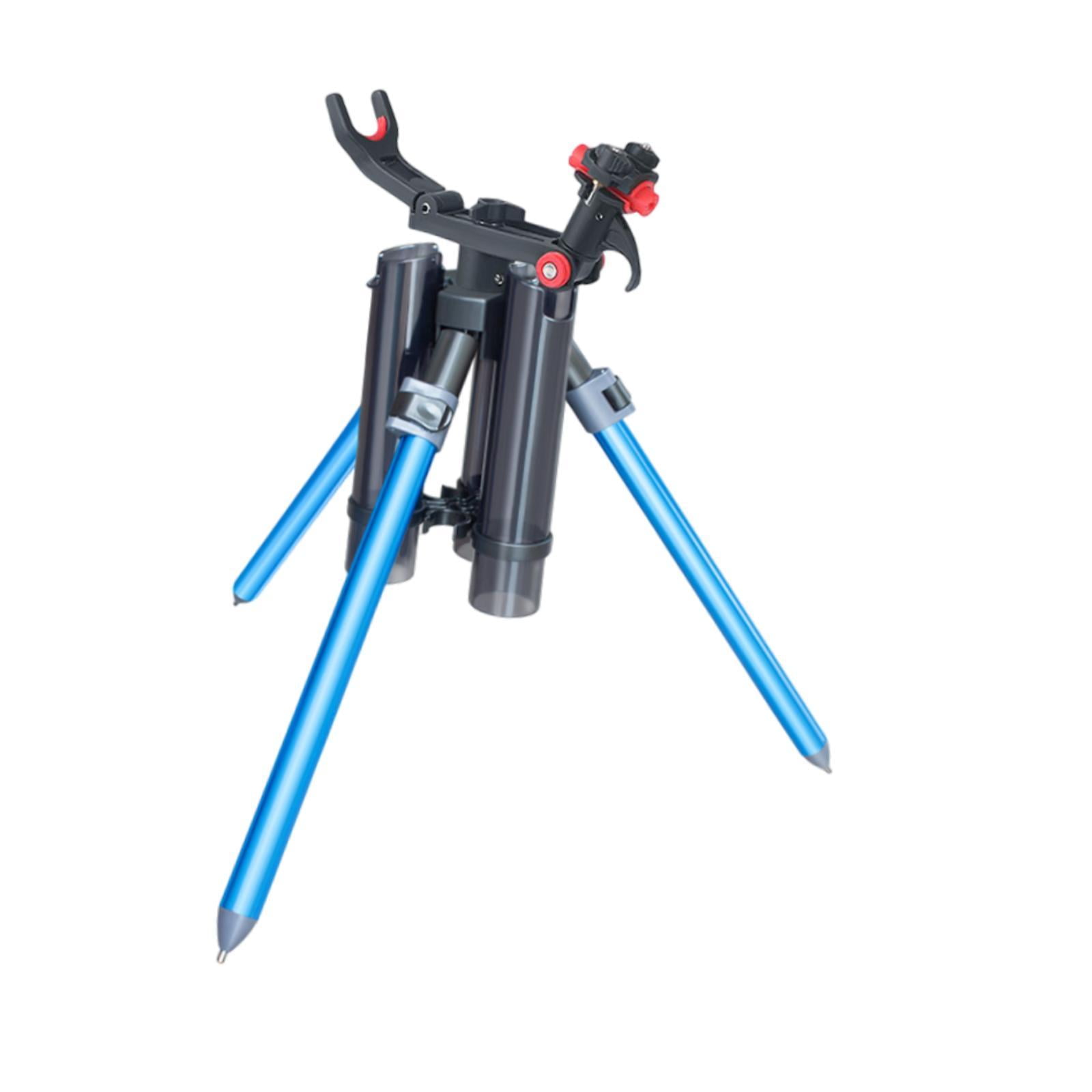 figatia Fishing Rod Tripod Bracket Aluminum Alloy Fishing Rod Holder ...