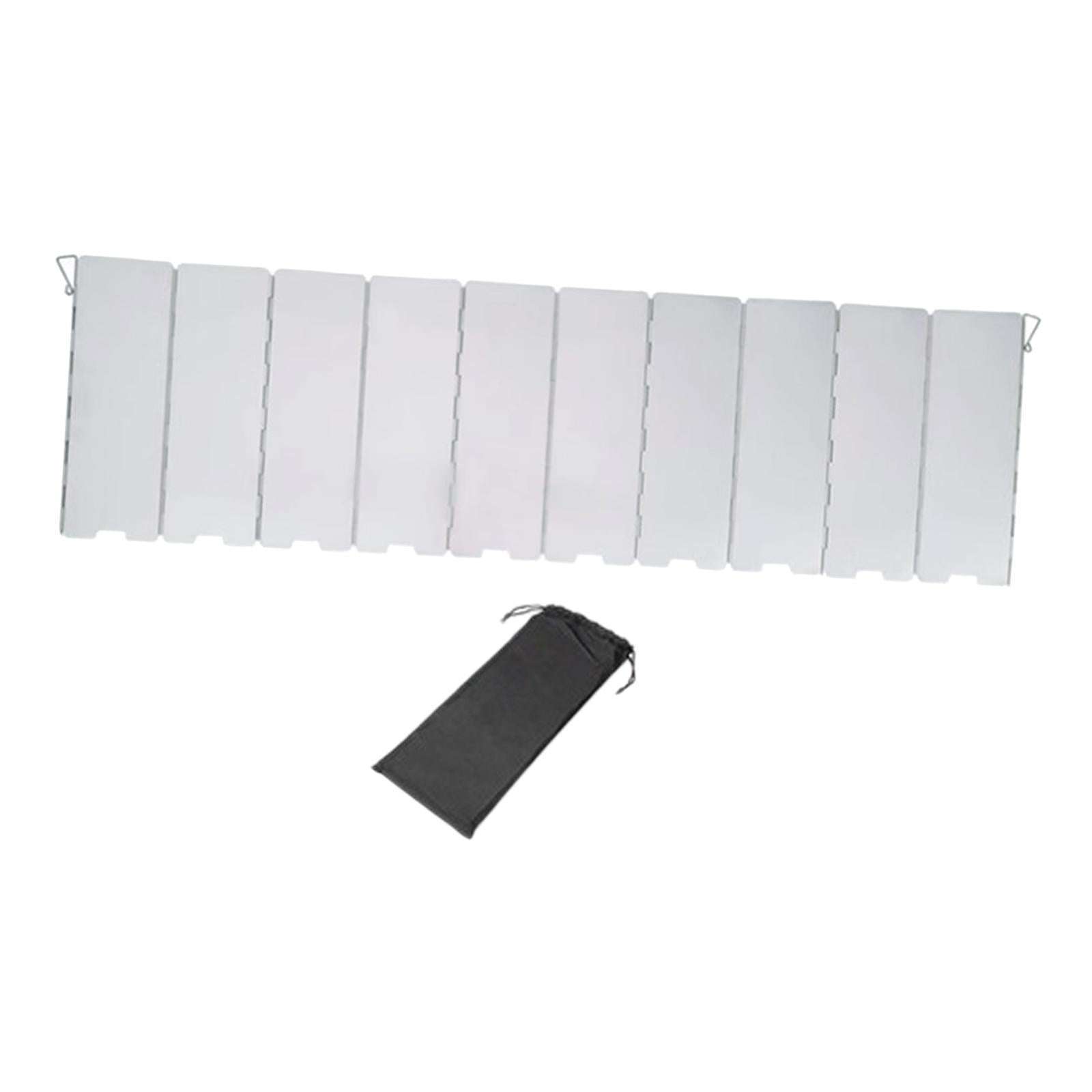 figatia Folding Camping Windscreen, Wind Guard Gas Furnace Burner Wind ...