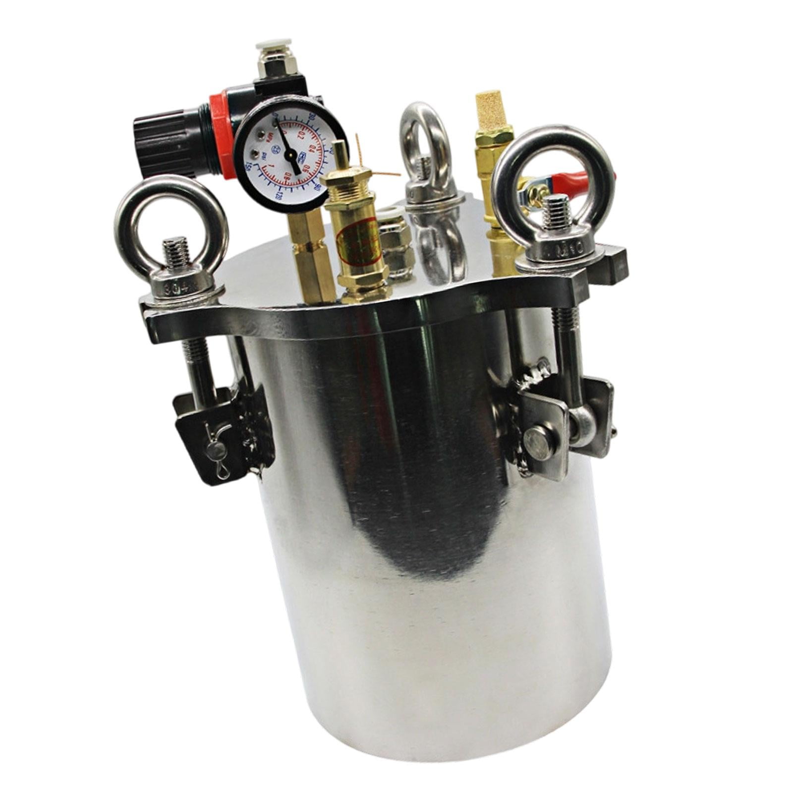 figatia Glue Dispenser Pressure Tank Easy Assembly Stainless Steel for ...