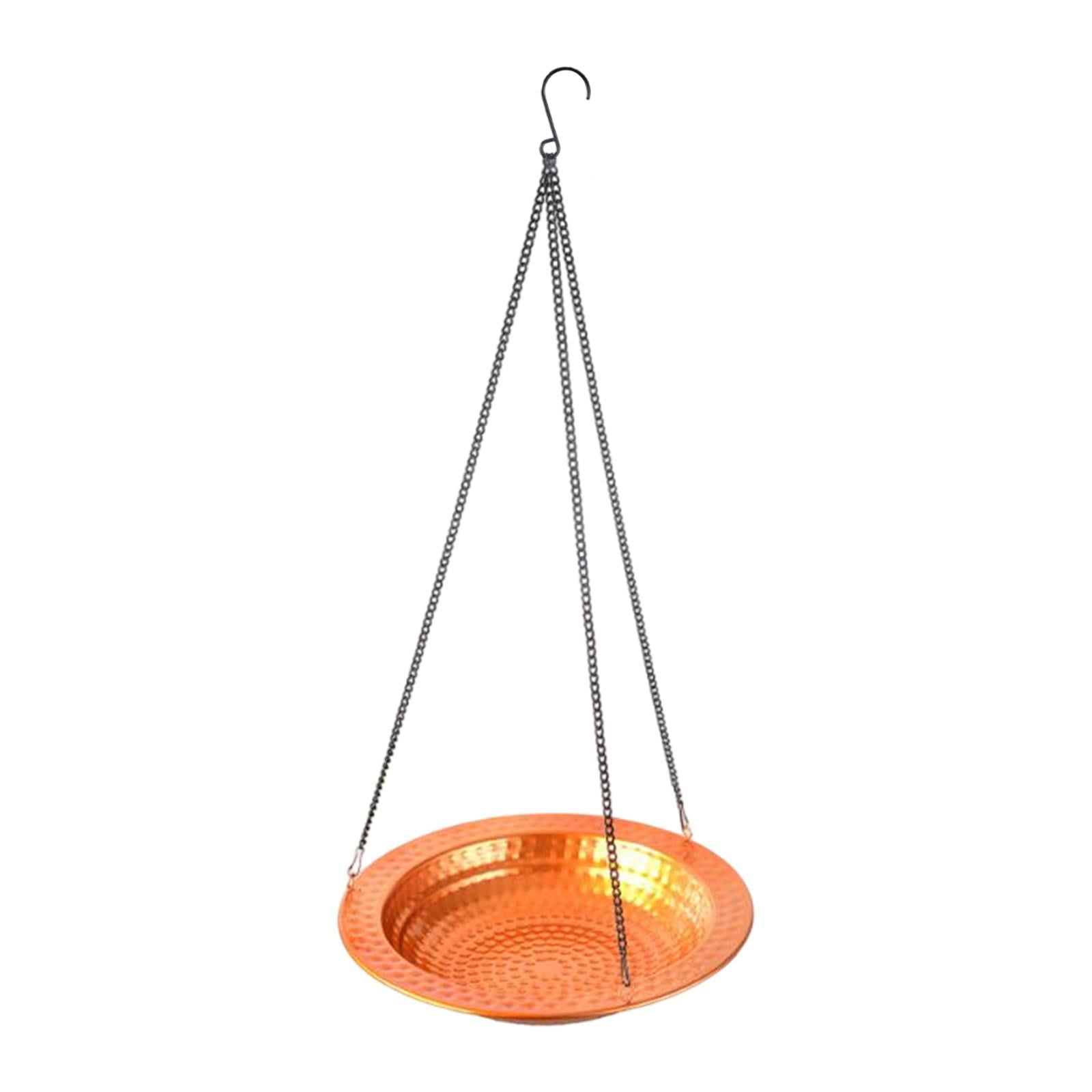 figatia Hanging Bird Bath Feeding Station Drinking Water Bowl Bird ...