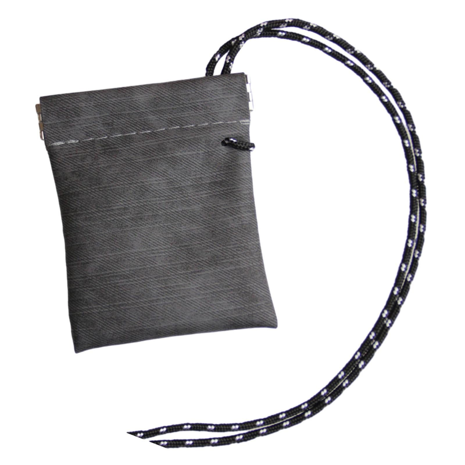 figatia Hanging Neck Pouch Earbuds Bag with Neck Lanyard Mini Container ...