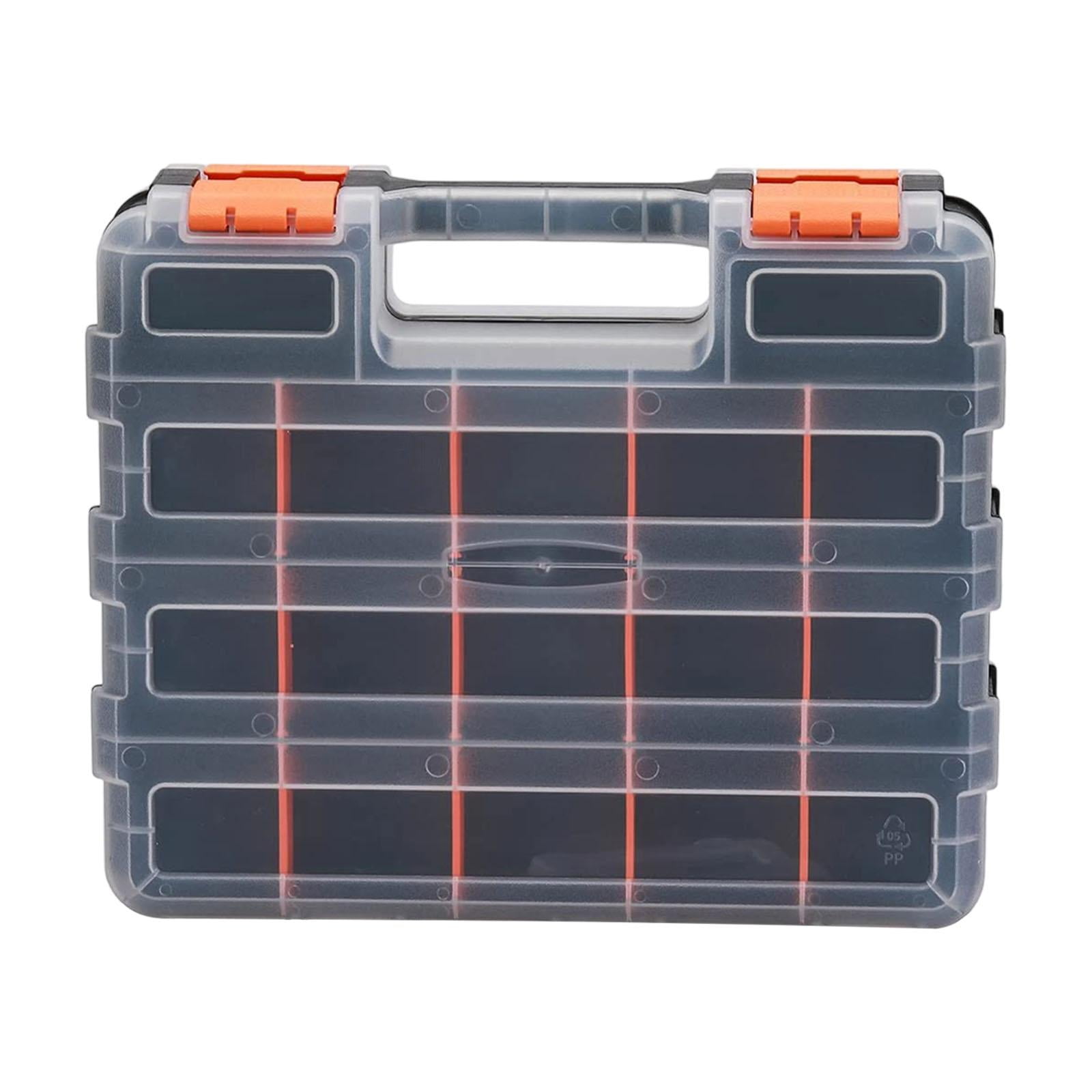 figatia Hardware Storage Box Screw Organizer Tool Box Double Side Tool ...