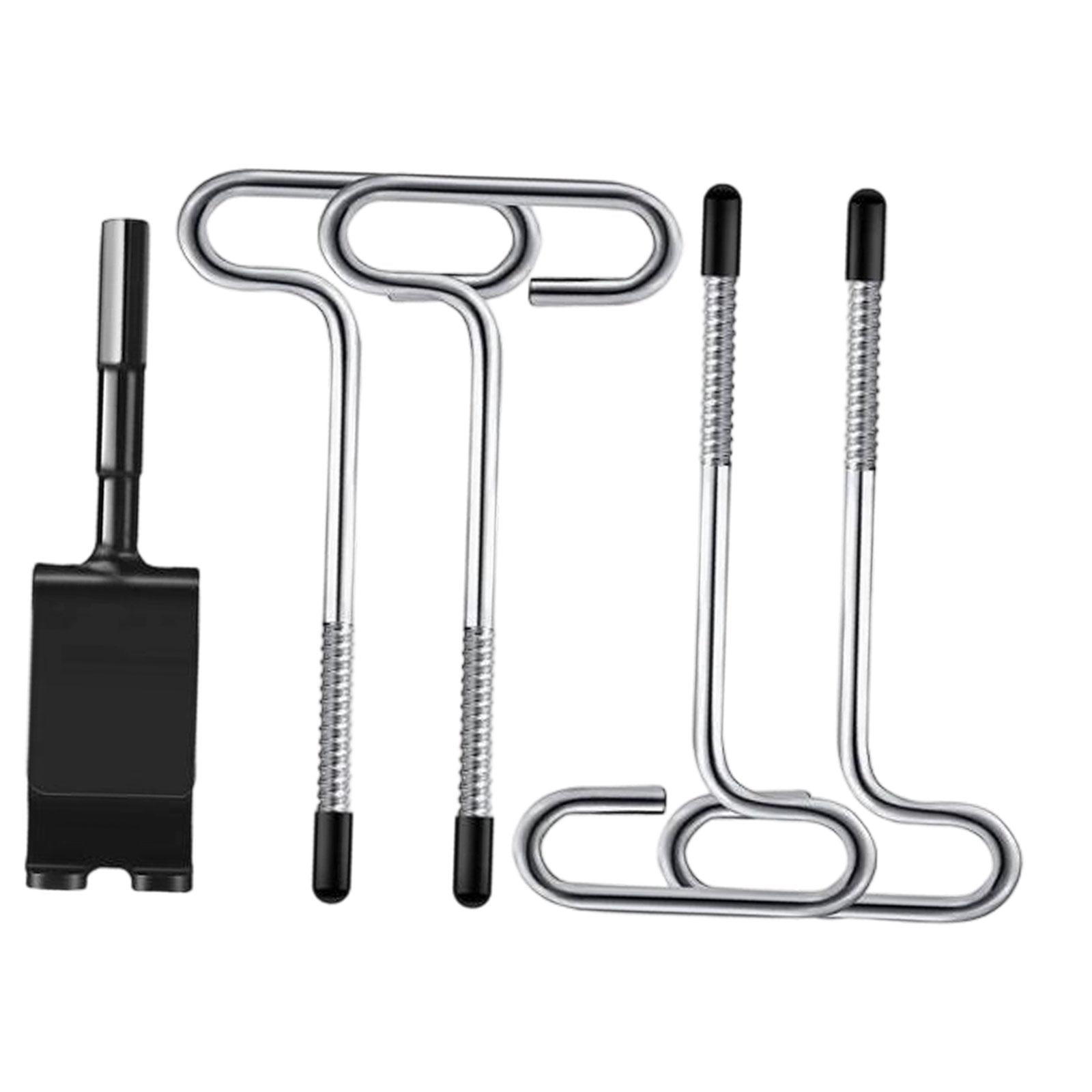 figatia Ice Anchor Drill Adapter Kit Gear Strong with Stake Nails Ice ...