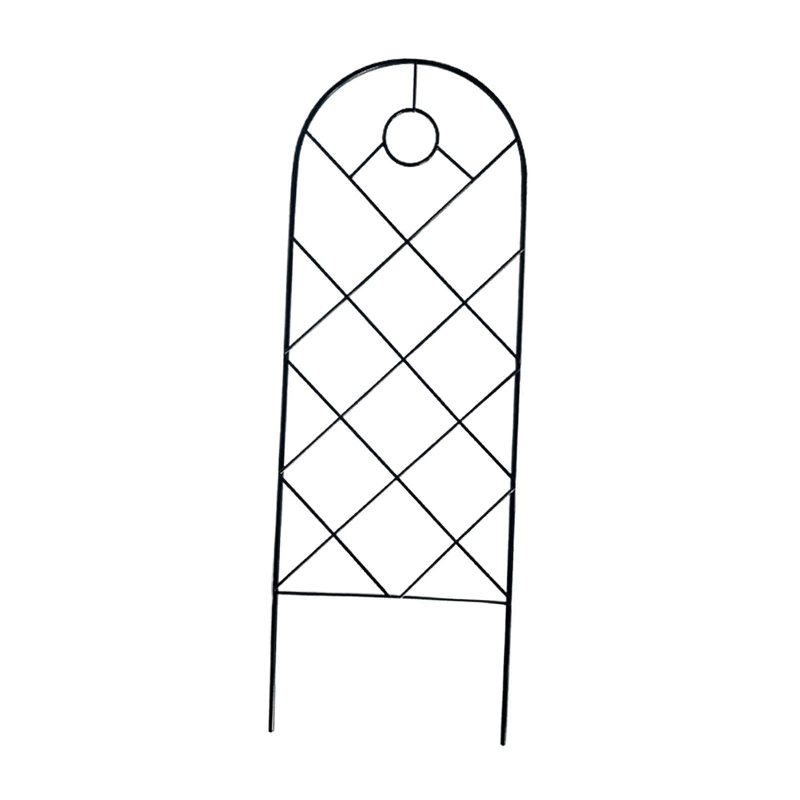 figatia Metal Garden Trellis Grid Flower Stand Structure for Patio ...