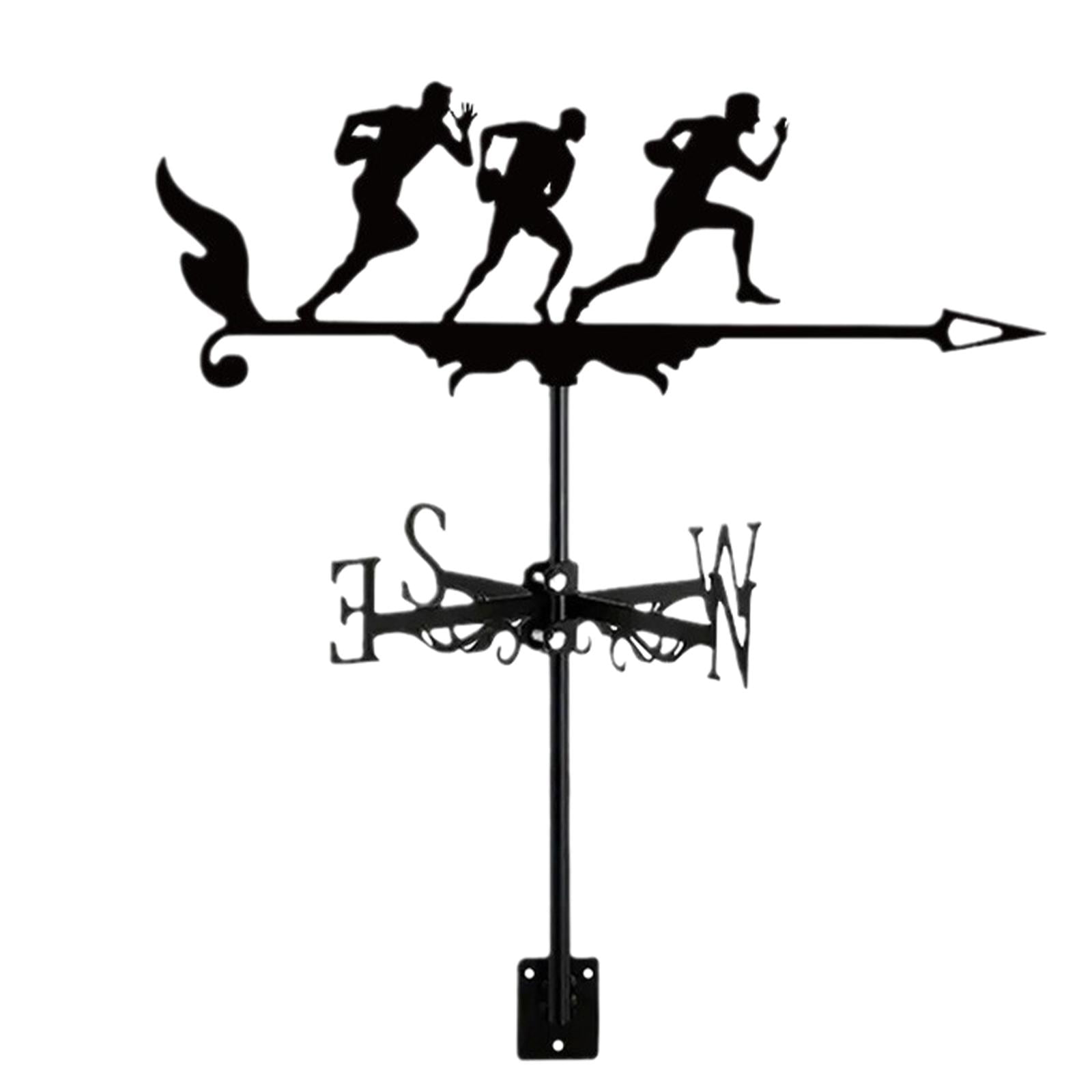 figatia Metal Wind Vane Wind Direction Indicator Barn Yard Cupola ...