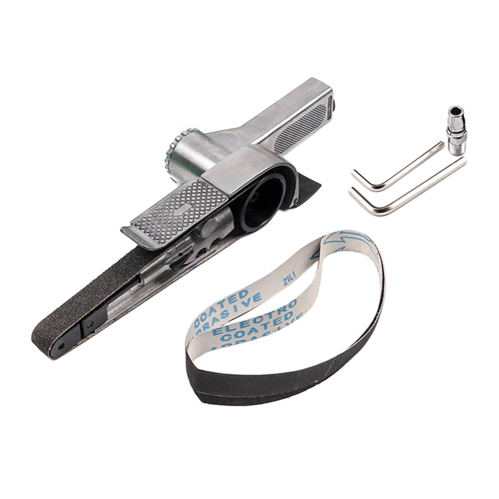 figatia Mini Belt Grinder Pneumatic Handheld Power Tool Angle Grinder ...