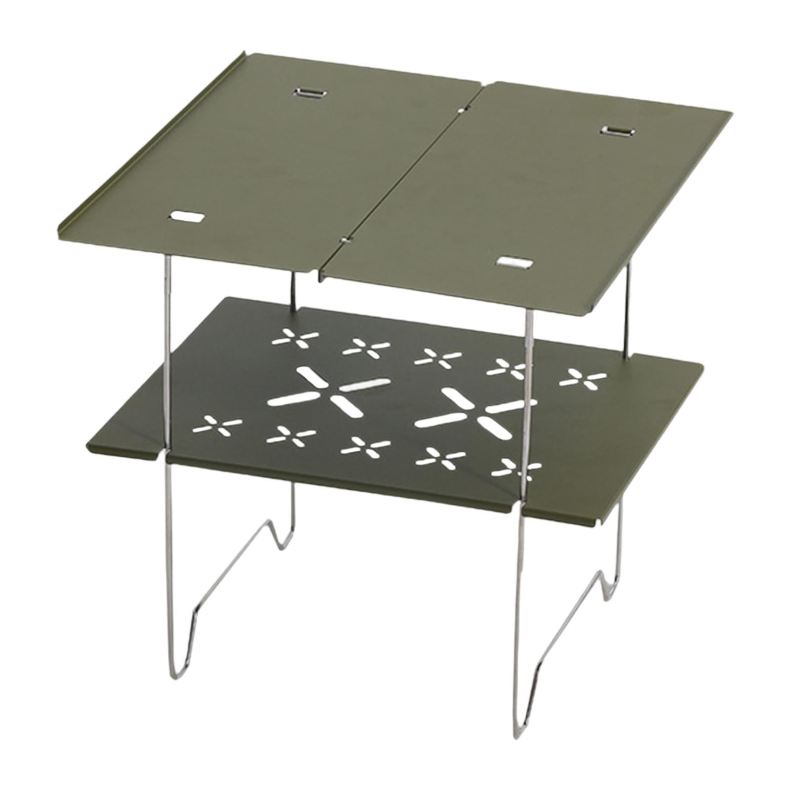 figatia Mini Folding Table Beach Table Compact Camping Table for Hiking ...