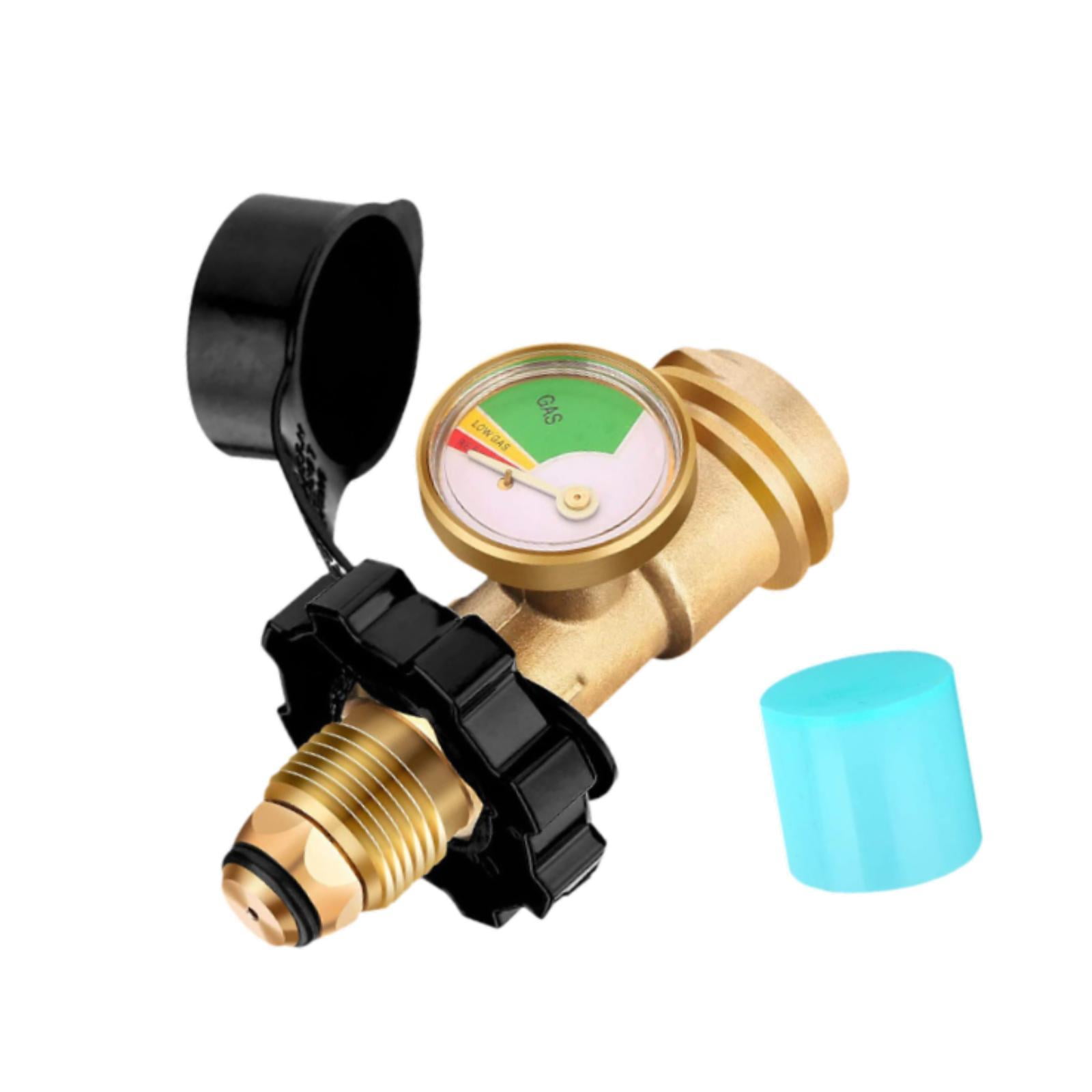 figatia Outdoor Tank Converter with Gauge for Cylinder Trailer Rv ...