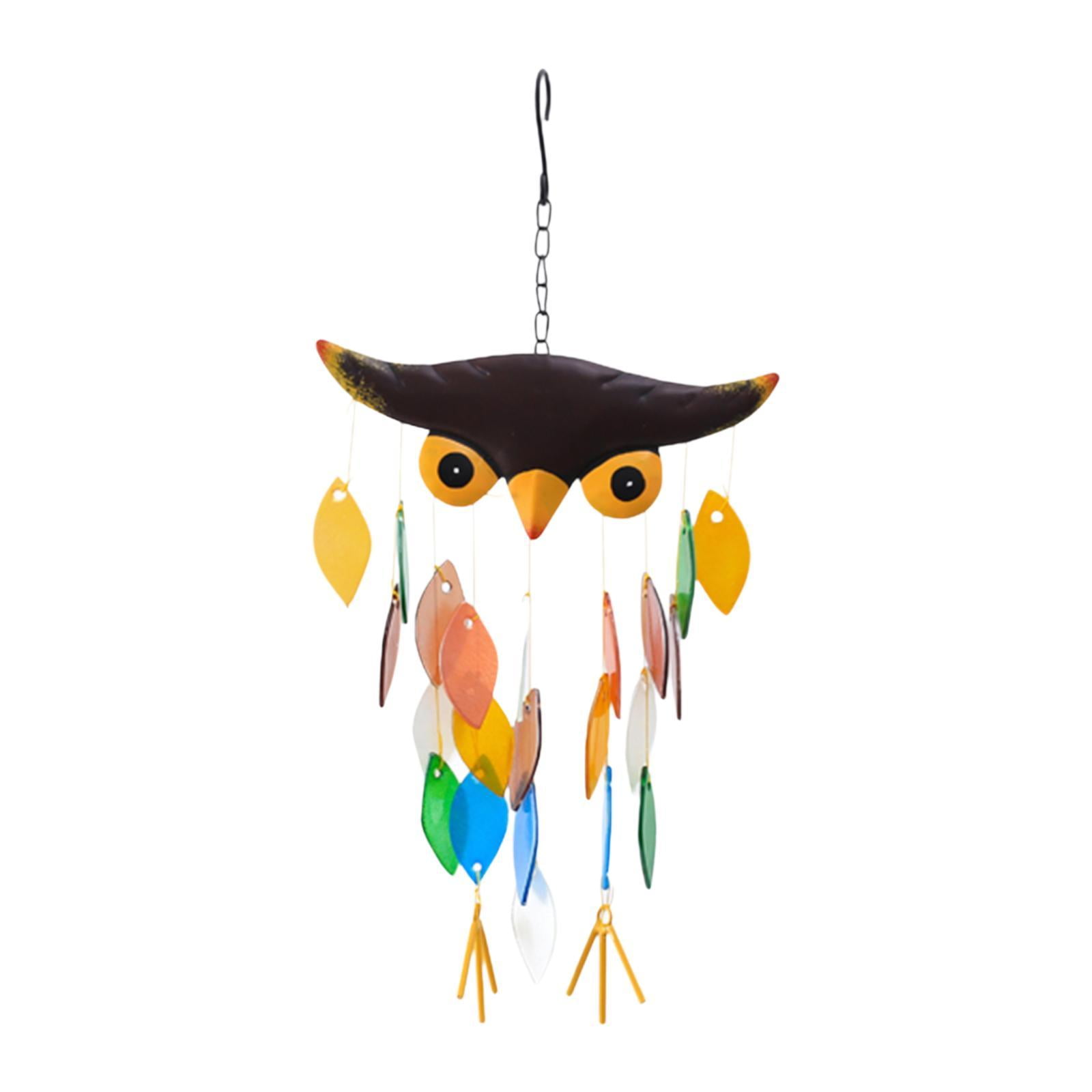 figatia Owl Wind Chime Wind Chime for Outside Hanging Garden ...