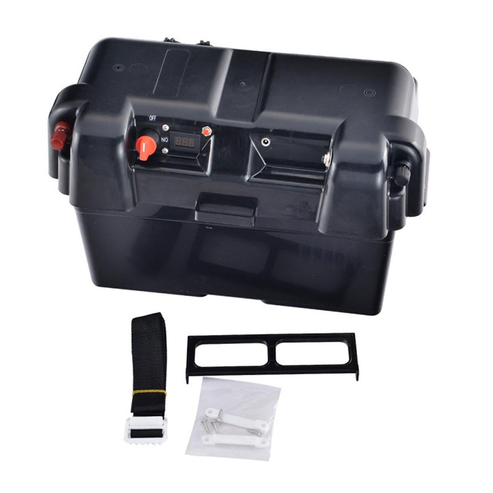 figatia Portable Battery Box Battery Carrier Practical Sturdy Heavy ...