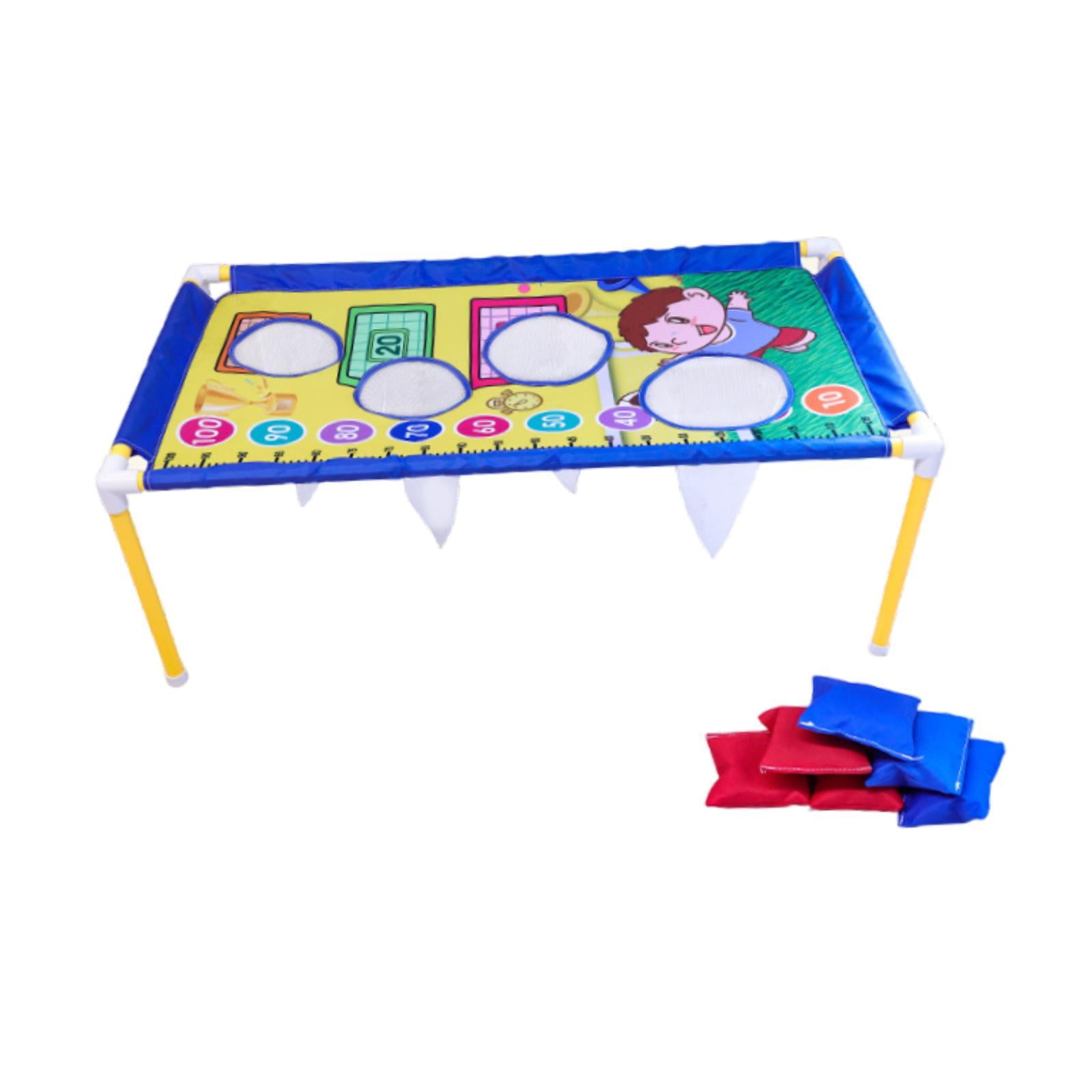 figatia Sandbag Throwing Disc Mesh Bean Bags Toss Game with 6 Sandbag ...