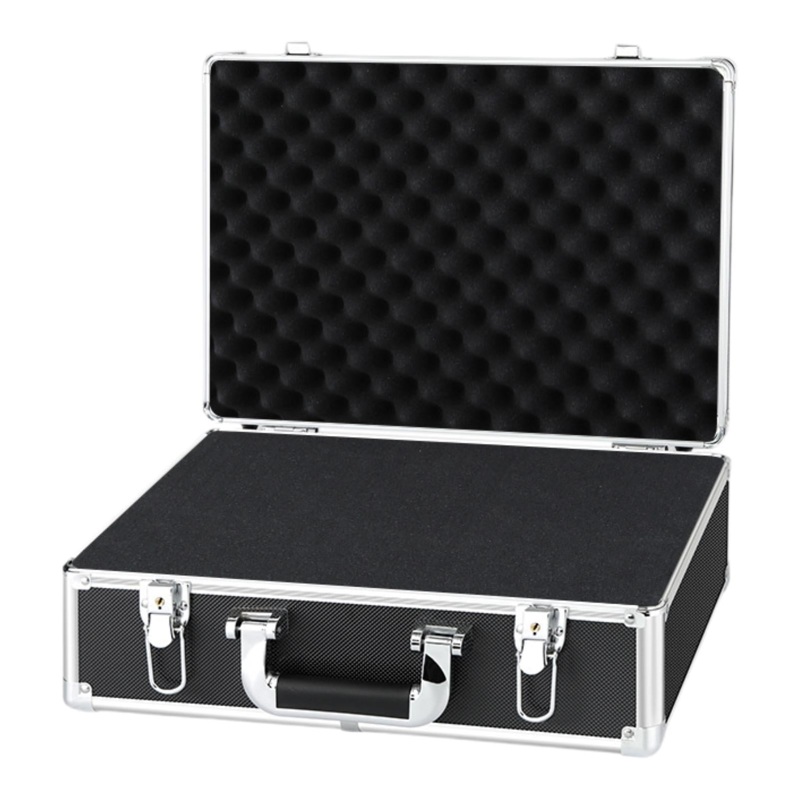 figatia Suitcase Carrying Case with Lock Empty Briefcase for Storing ...