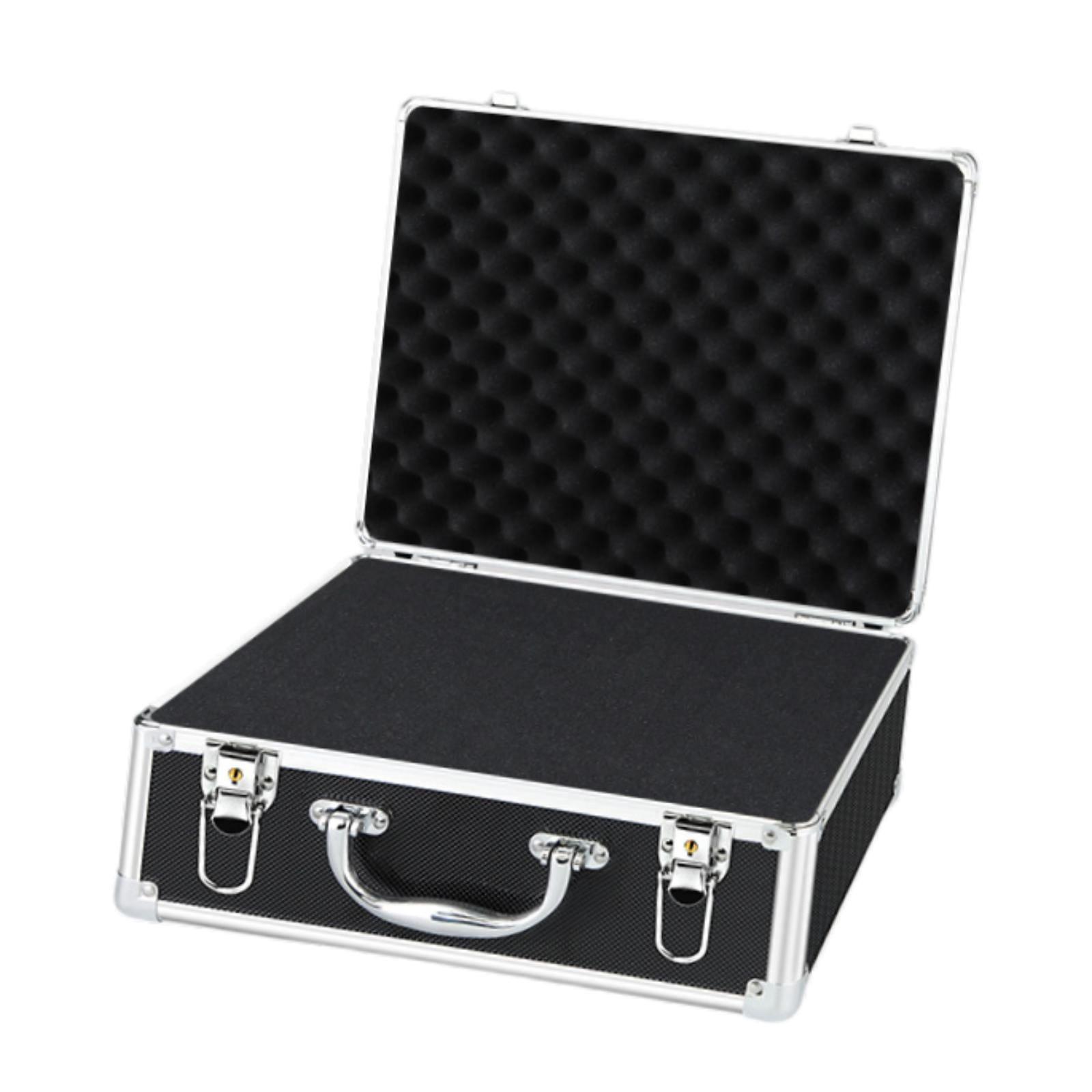 figatia Suitcase Carrying Case with Lock Empty Briefcase for Storing ...