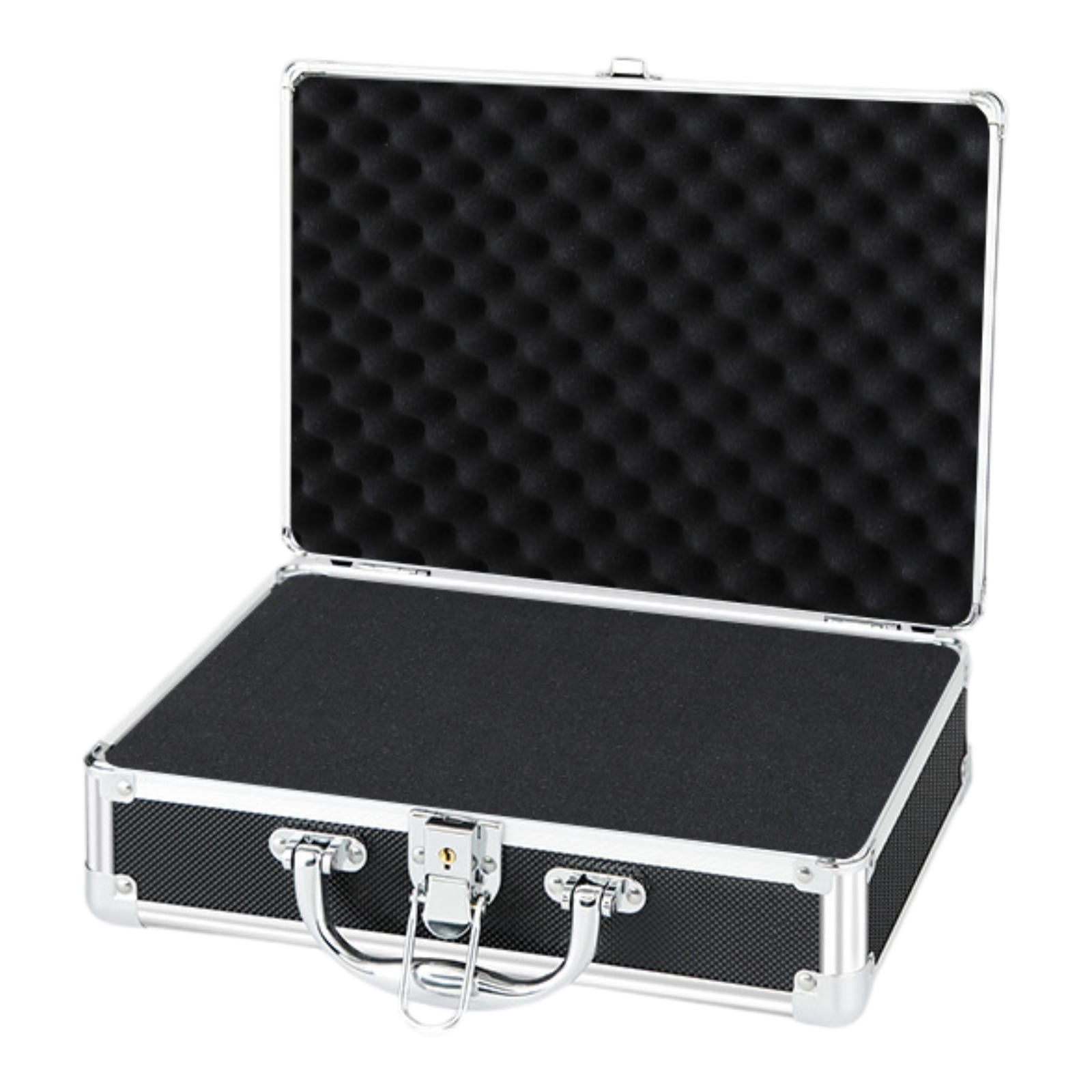 figatia Suitcase Carrying Case with Lock Empty Briefcase for Storing ...
