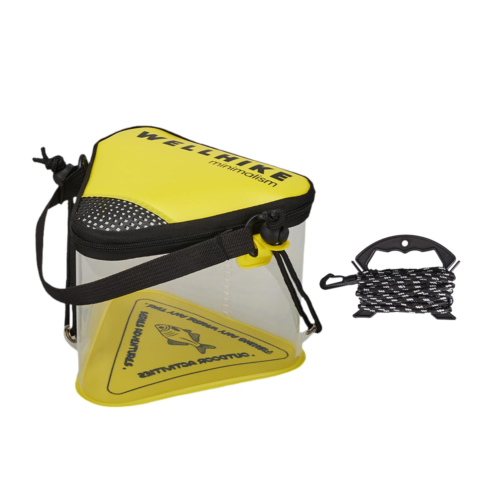 figatia ing Bucket Bucket Portable Triangular for Camping Gardening ...