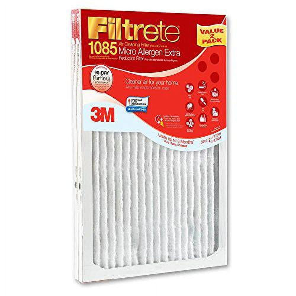 filtrete 2-pack micro allergen extra reduction 20-in x 20-in x 1-in ...