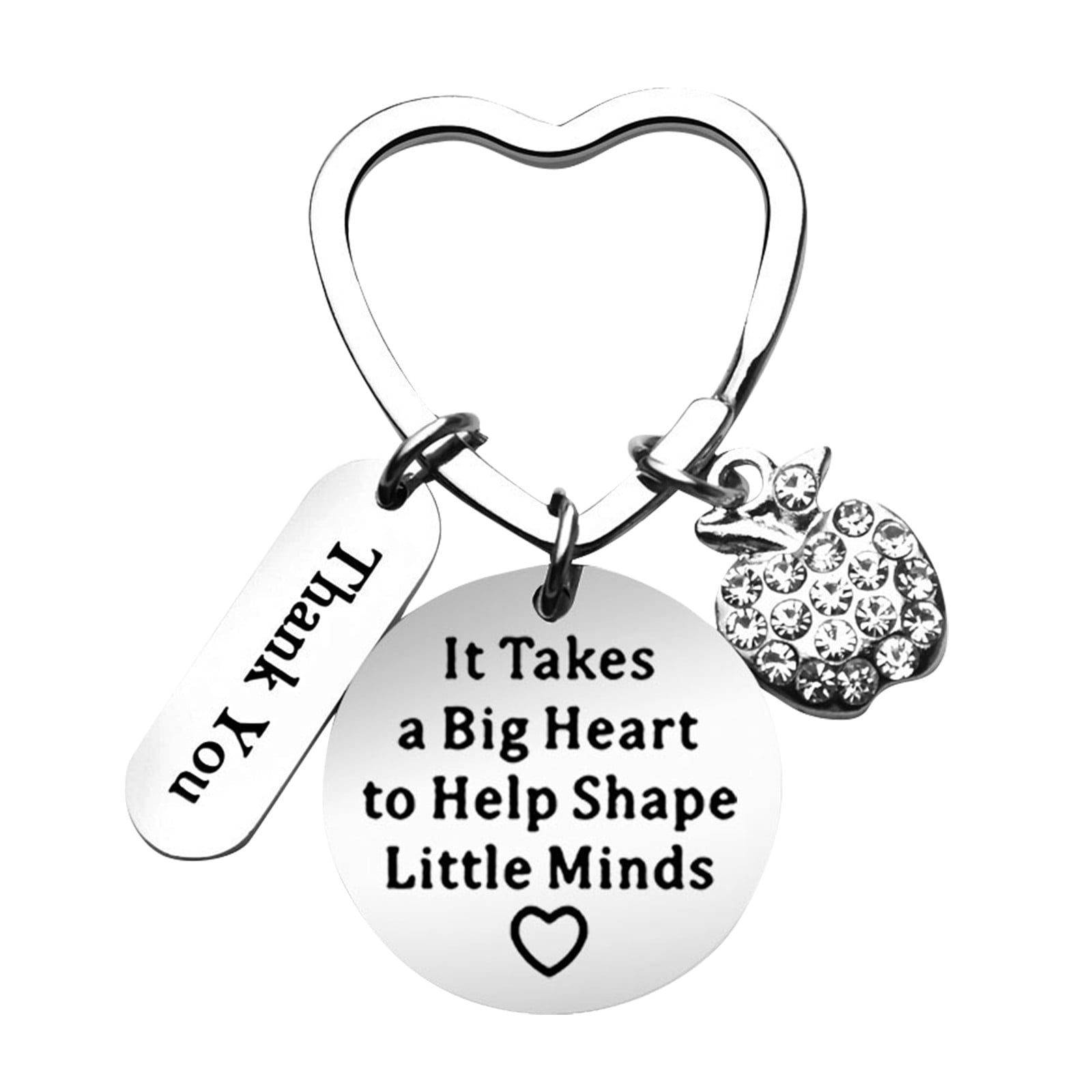 fimkaul Key Chains Teacher Appreciation Women Men Letter Printed ...