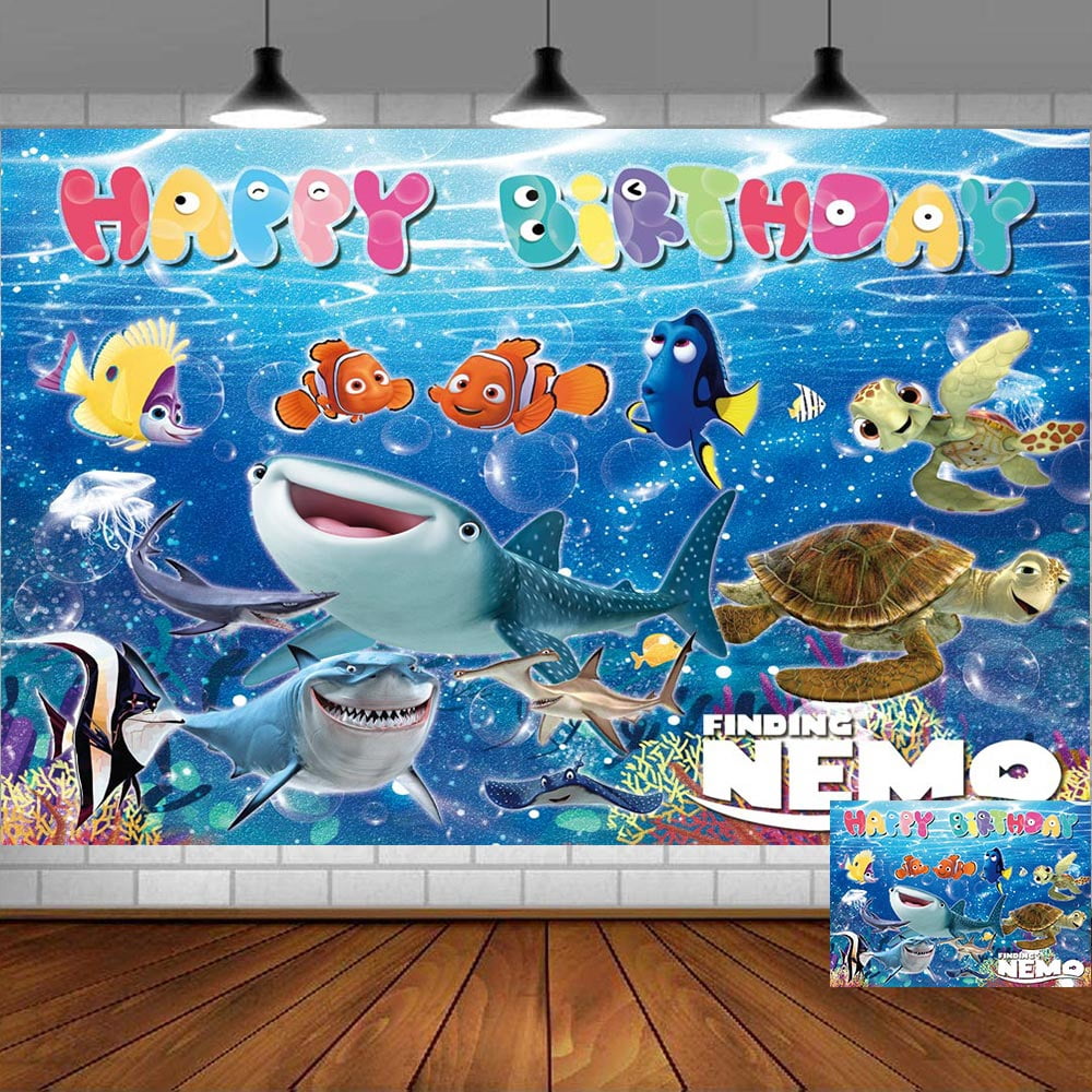finding nemo Backdrop Banner Party Supplies Poster Movie Theme ...