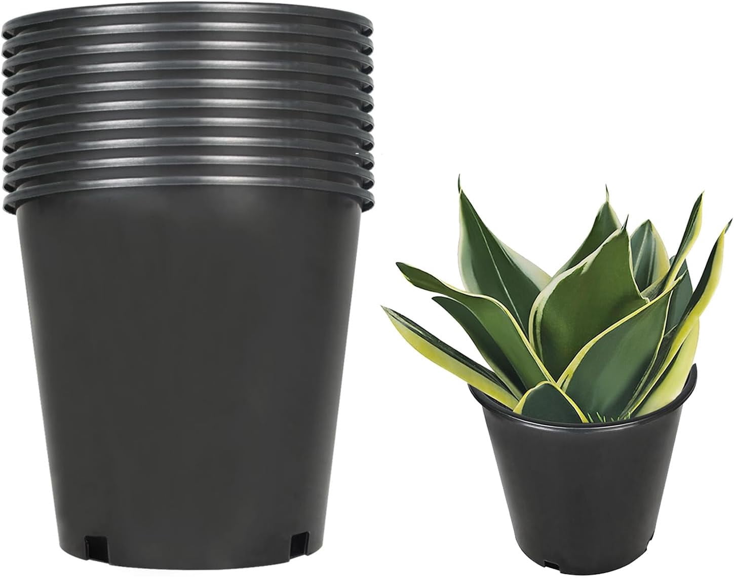 findmall 1/2/3/5/7/10/15 Gallon Pots for Plants, 2 Gallon Premium ...