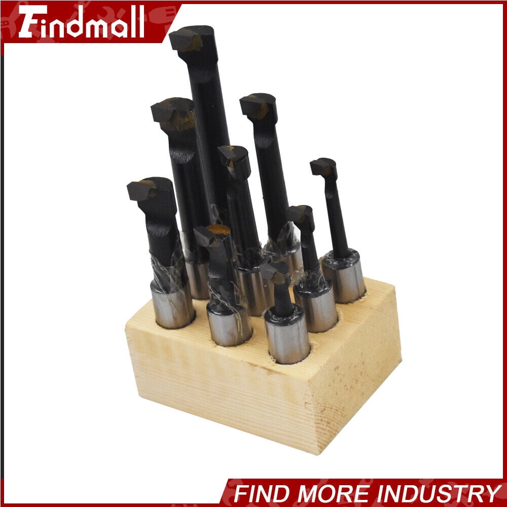 findmall 1/2" Boring Bar Set Pro Carbide Tipped Bars 1/2" Shank Lathe ...