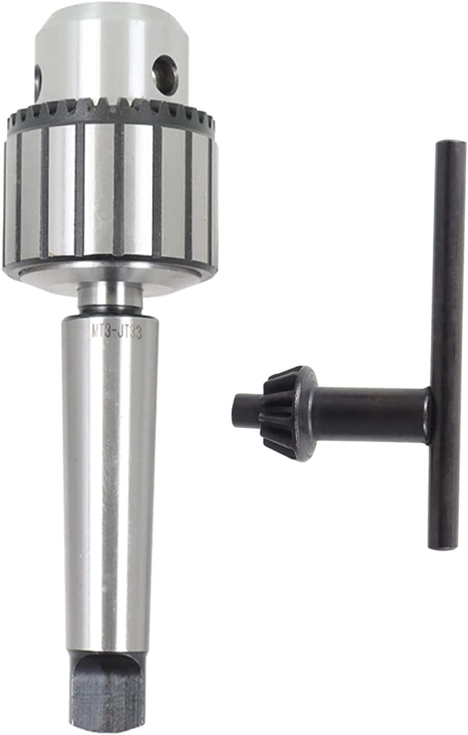 findmall 1/8" - 5/8" Drill Chuck, MT3-JT33 Super Heavy Duty Drill Press ...