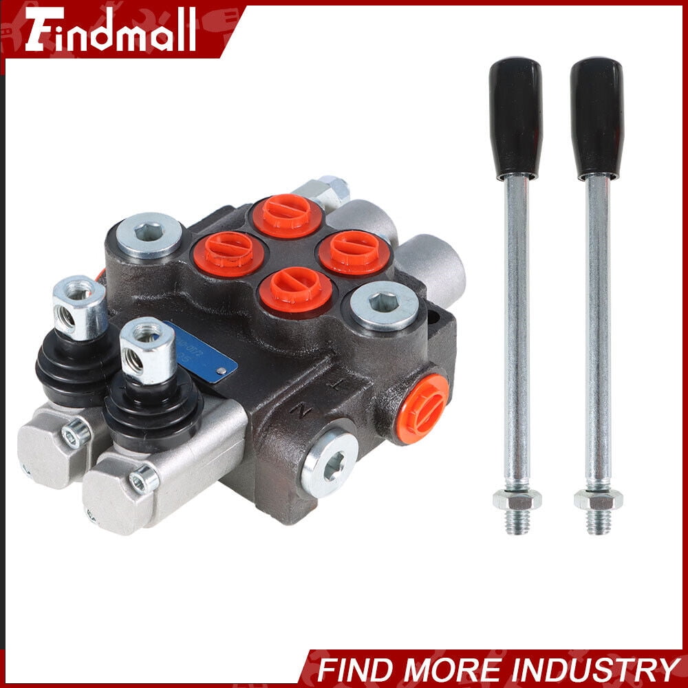 findmall 11 GPM 2 Spool Hydraulic Monoblock Double Acting Control Valve ...