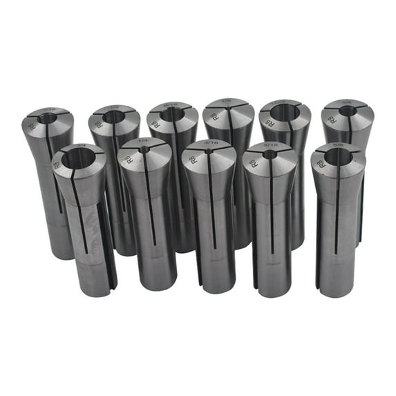 findmall 11-Pack Precision R8 Collets Set 1/8-3/4 Mill Chuck Holder for ...