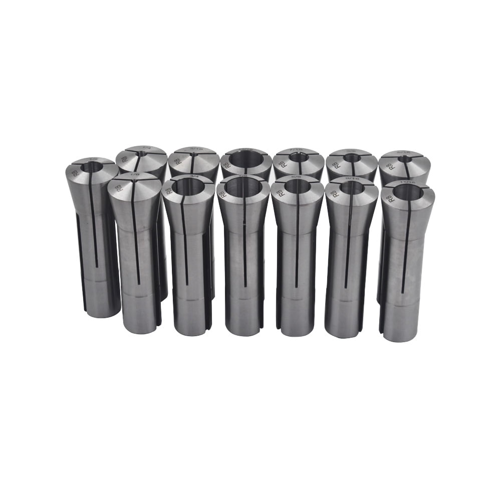 findmall 13Pc High Precision R8 Collet Set 1/8-7/8" for Bridgeport ...