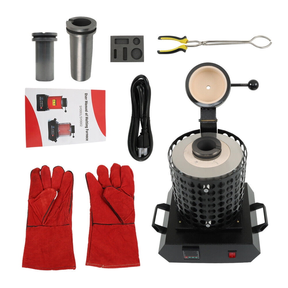 findmall 1400W 110v Gold Electric Digital Smelting Furnace Smelter Kiln ...