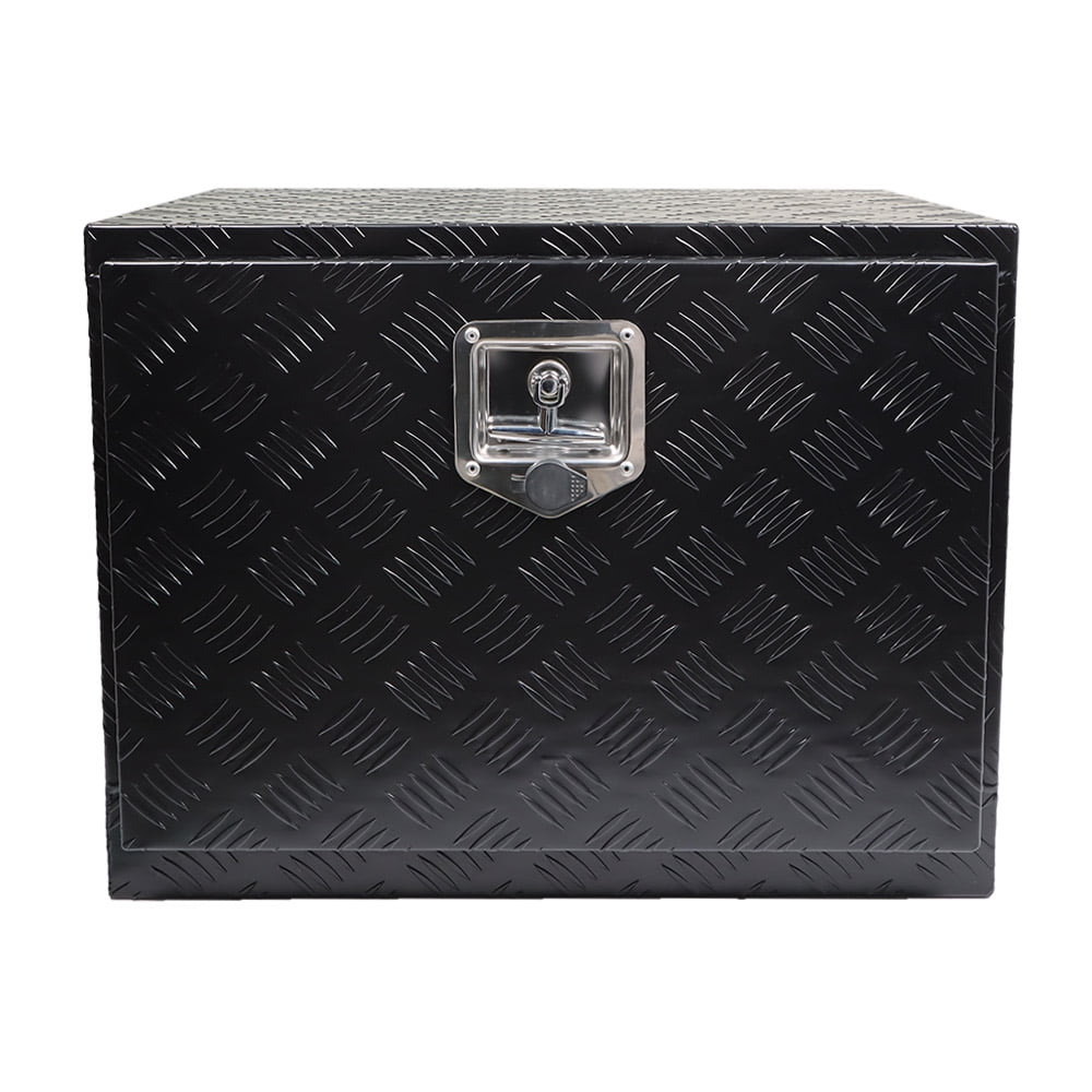 Findmall 24 Inch Aluminum Diamond Plate Toolbox, Underbody RV Storage ...