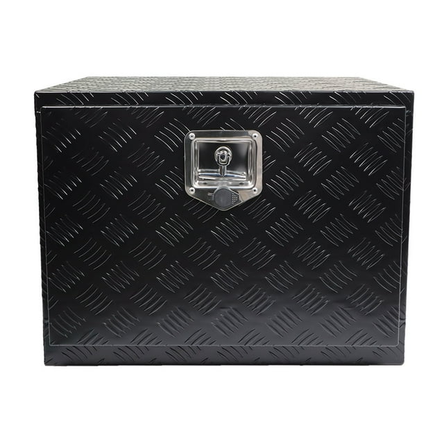 Findmall 24 Inch Aluminum Diamond Plate Toolbox, Underbody RV Storage ...