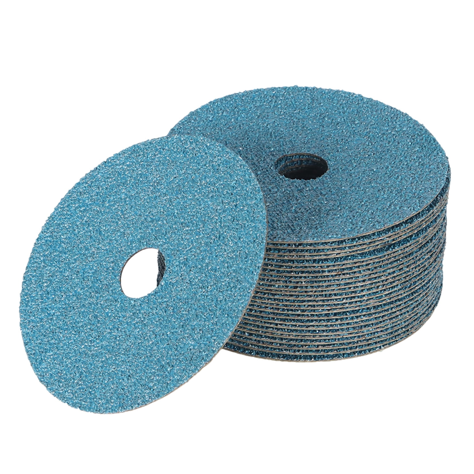 findmall 25 Pcs 4-1/2 Inch x 7/8 Inch 36 Grits Zirconia Resin Fiber ...