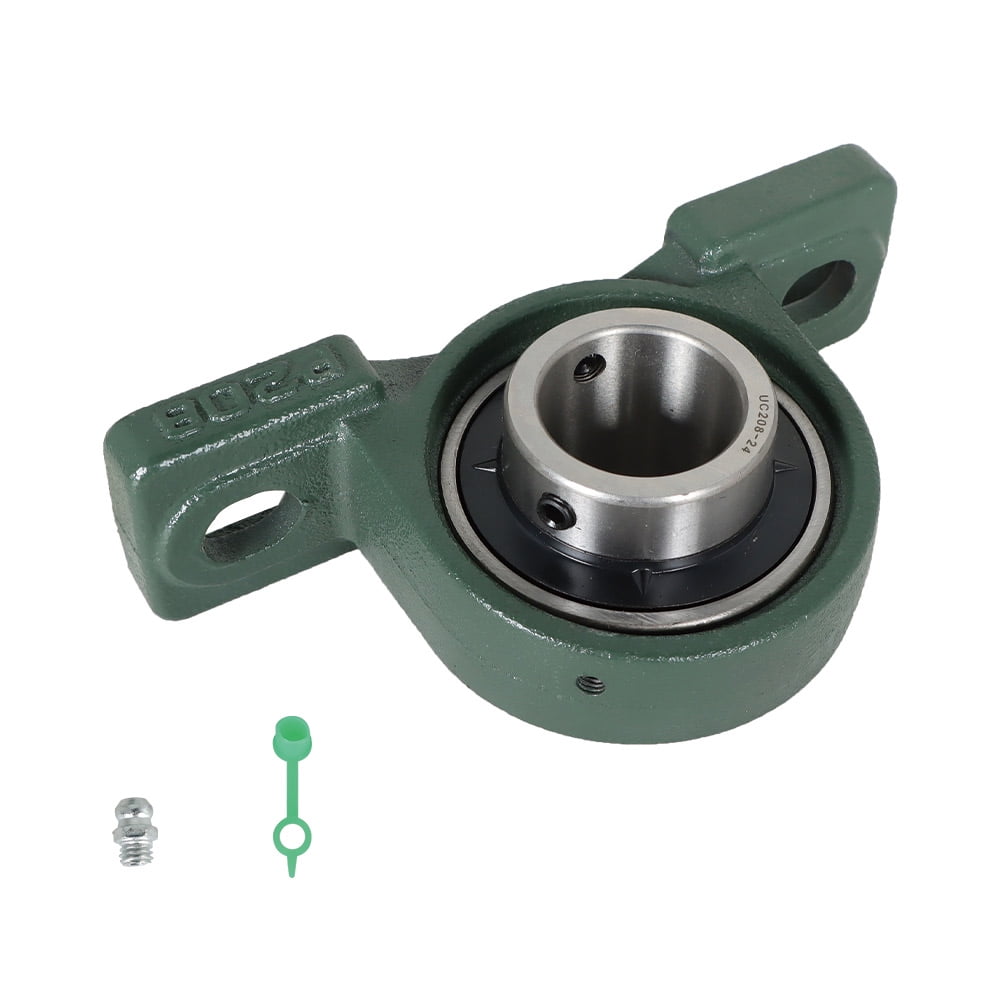 findmall 2Pack 1-1/2 Bore UCP208-24 Solid Base Pillow Block Bearing ...