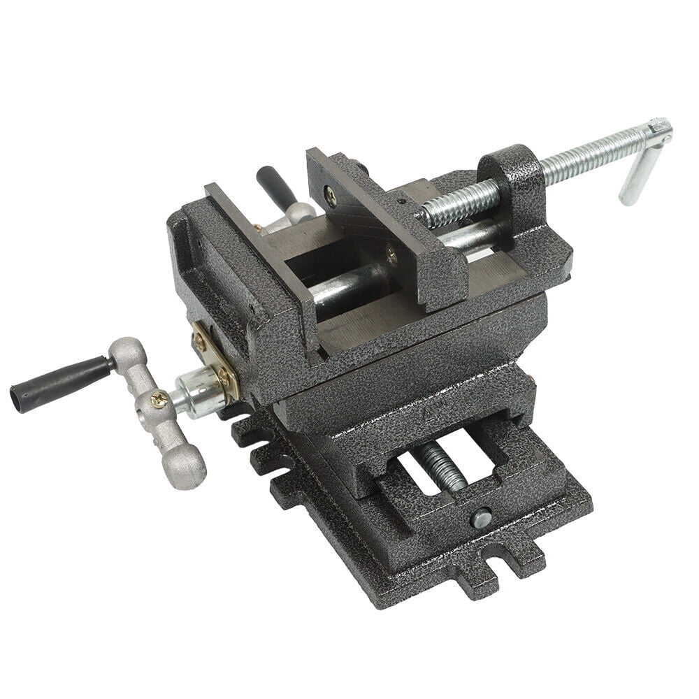 findmall 4" Cross Drill Press Vise Slide Metal Milling 2 Way X-Y Clamp ...